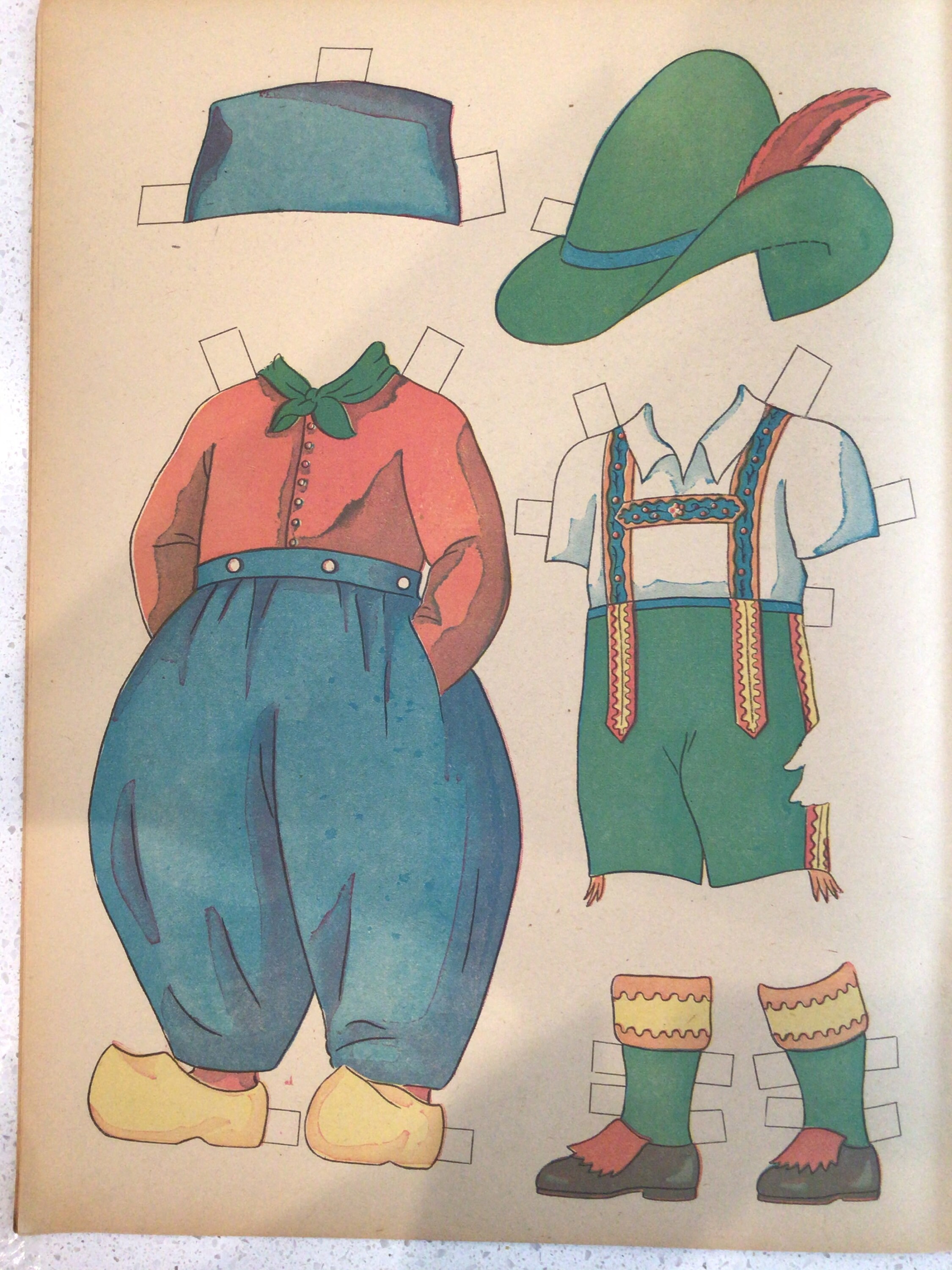 Vintage Forties Tina and Tony Paper Dolls - Etsy