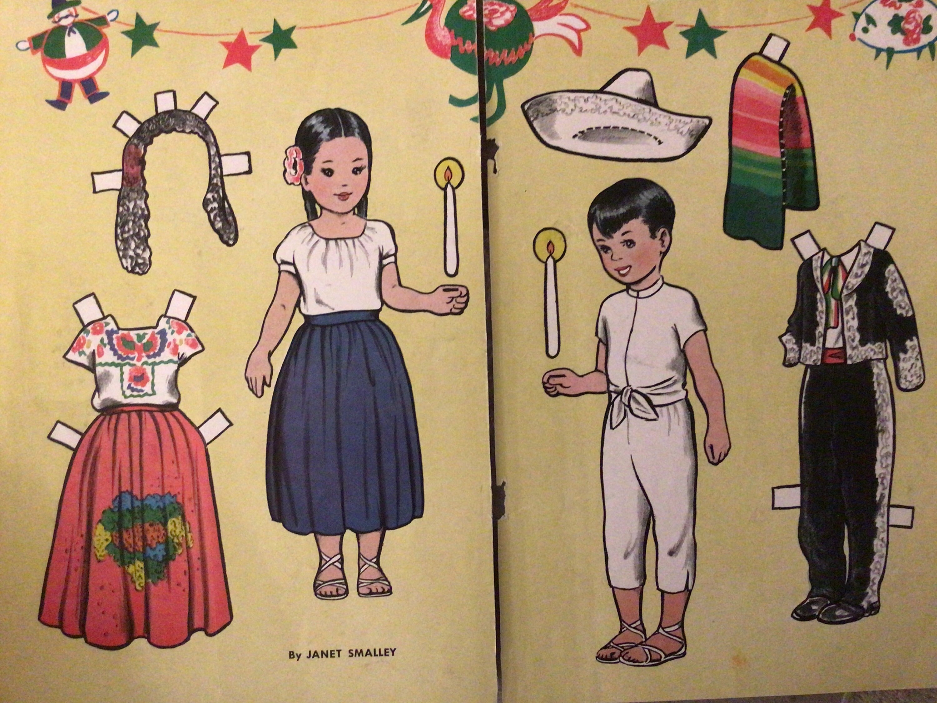 Paper Doll Folk Costumes of the Americas - Etsy
