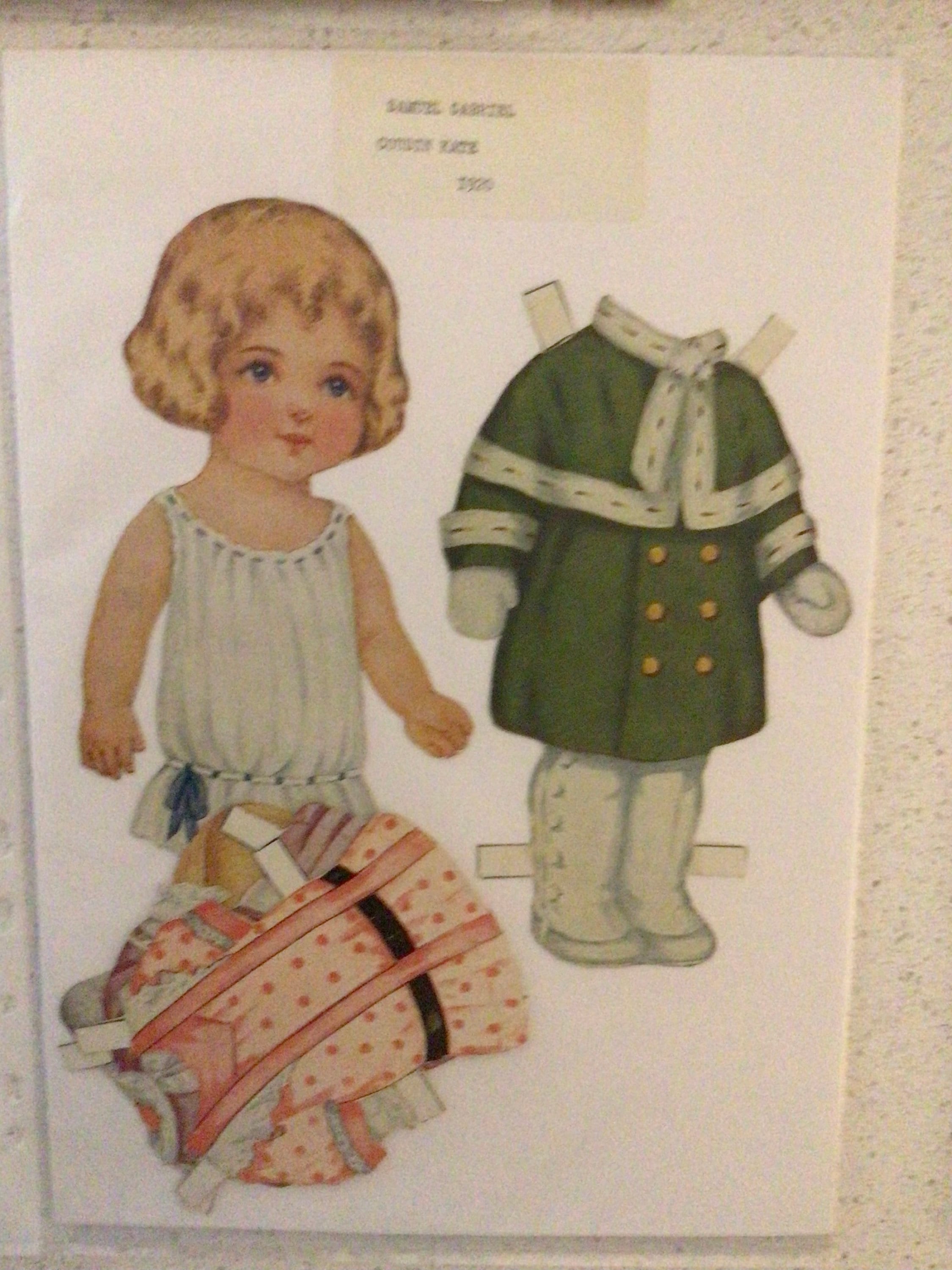 Antique Paper Dolls Samuel Gabriel - Etsy