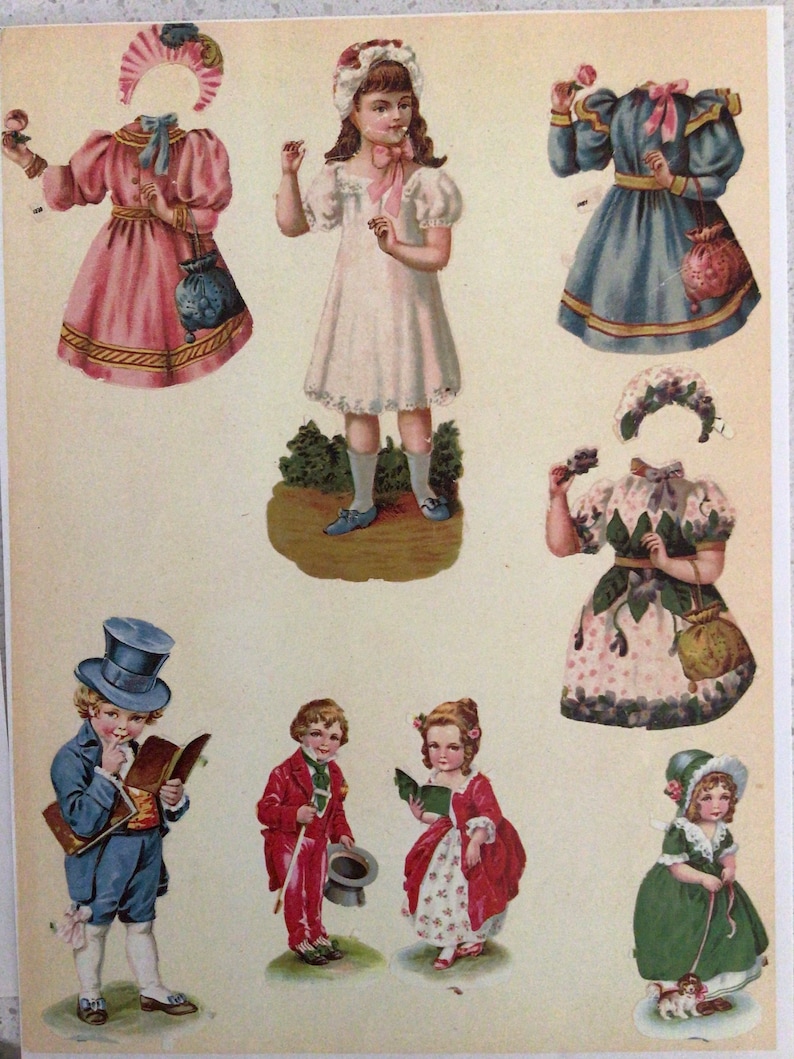 Vintage Magazine Paper Cut Outs - Etsy