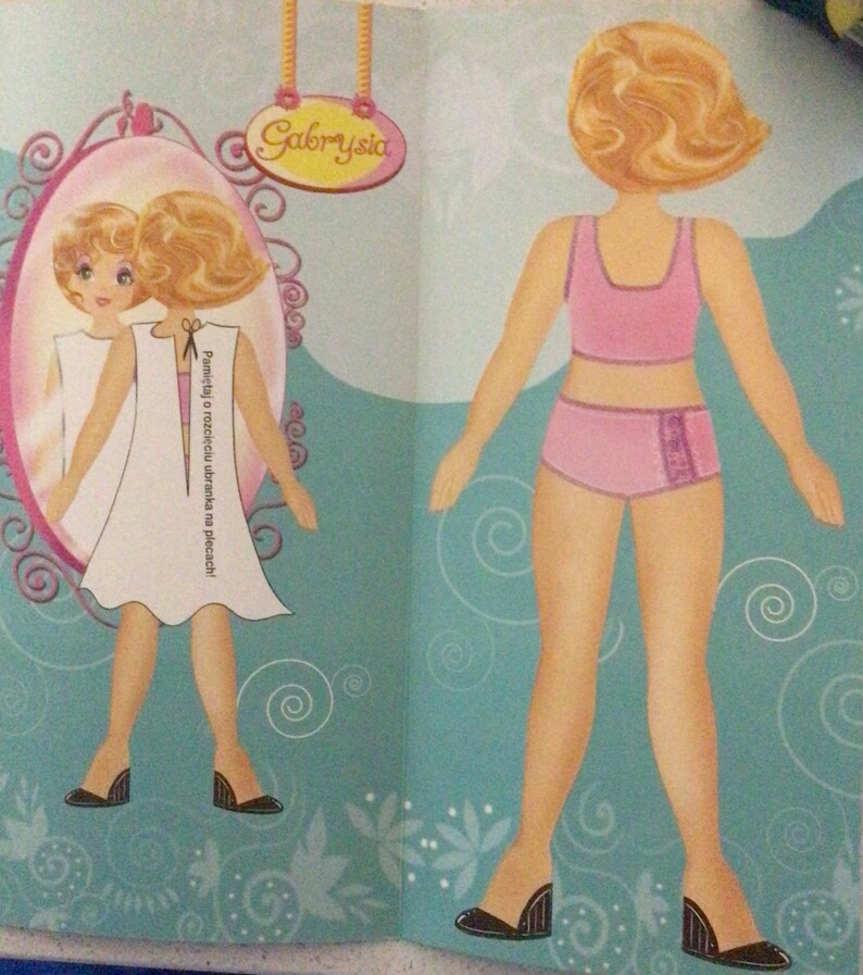 Polish Paper Doll Books - Etsy
