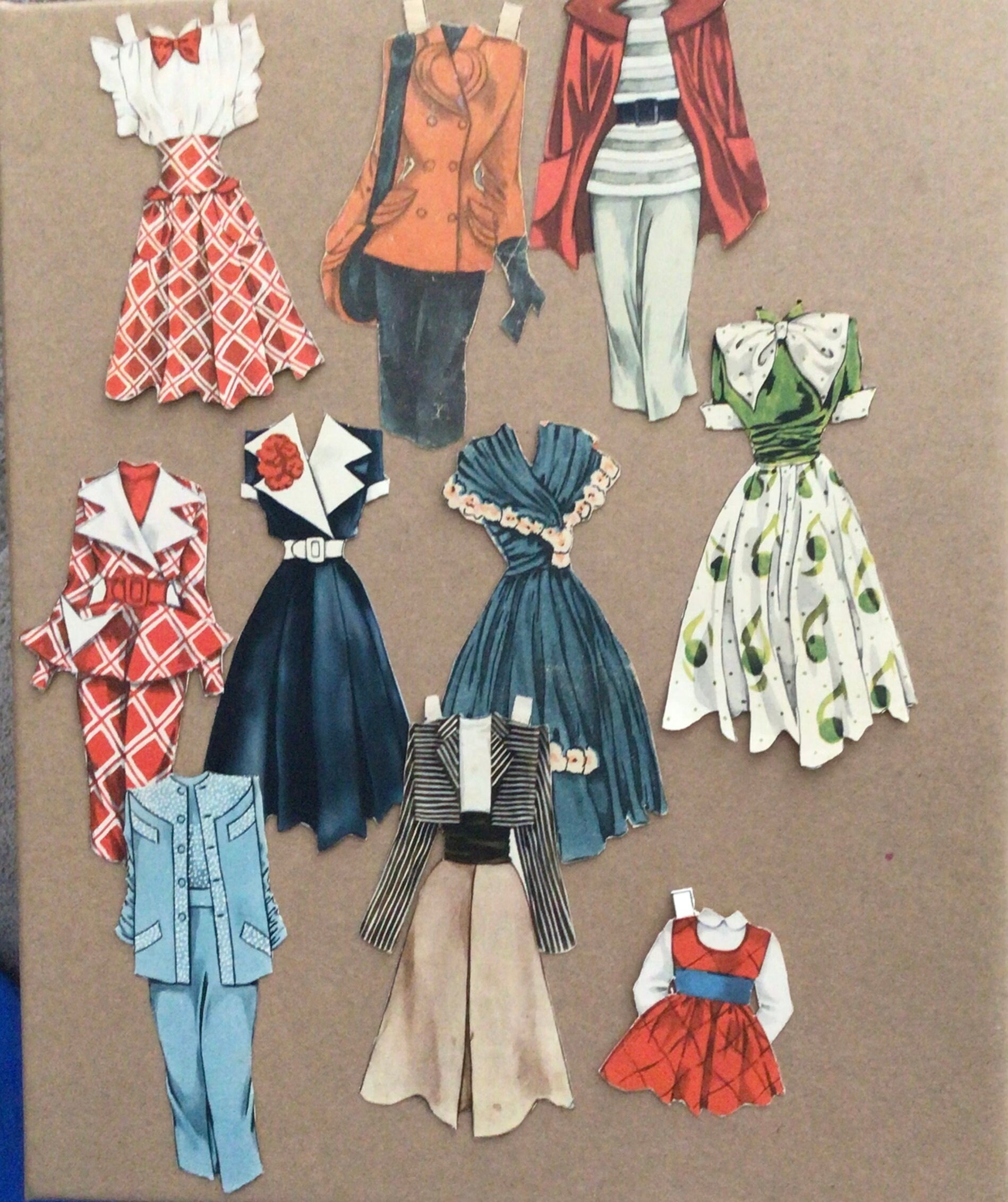 Vintage Danish Advertising Paper Dolls - Etsy