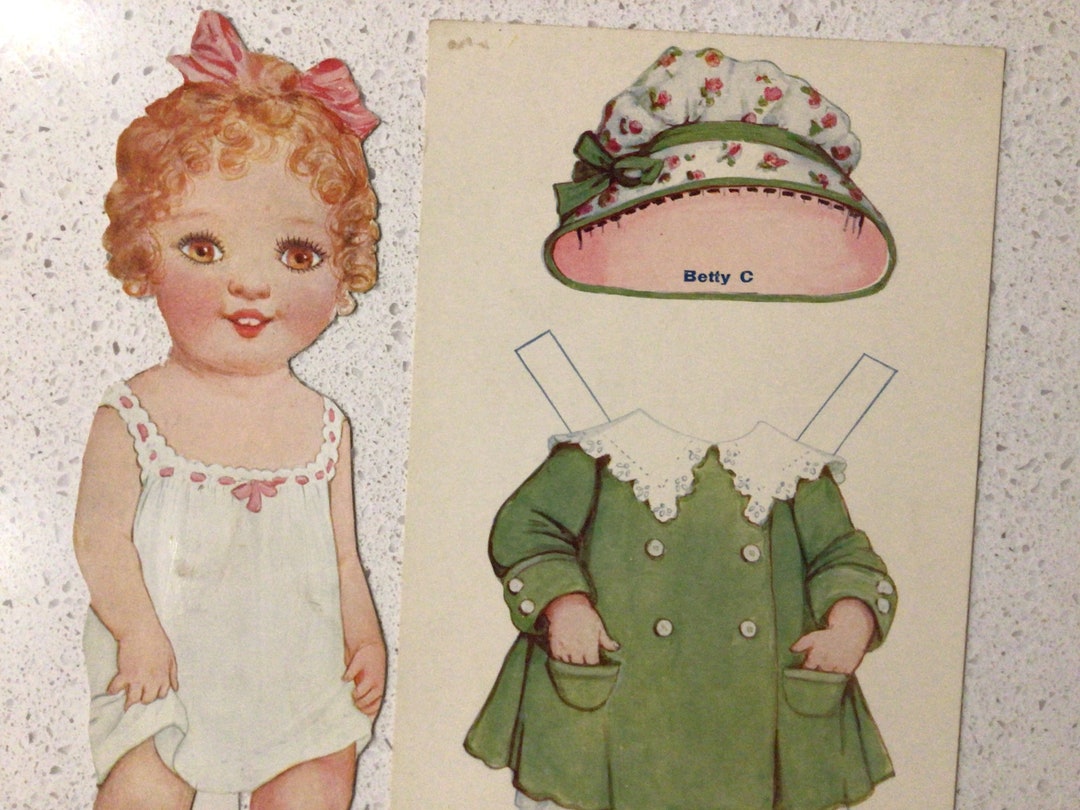 Antique Samuel Gabriel Paper Doll - Etsy