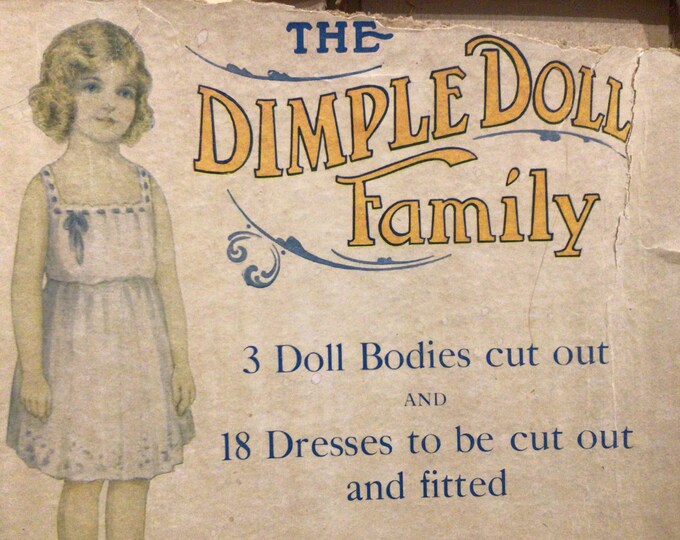 Vintage Dimple Paper Doll Family - Etsy