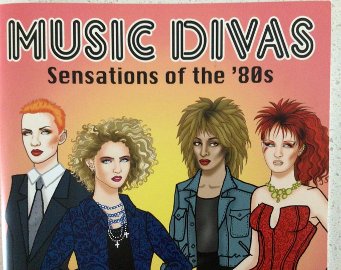 Eighties Music Divas Paper Dolls - Etsy