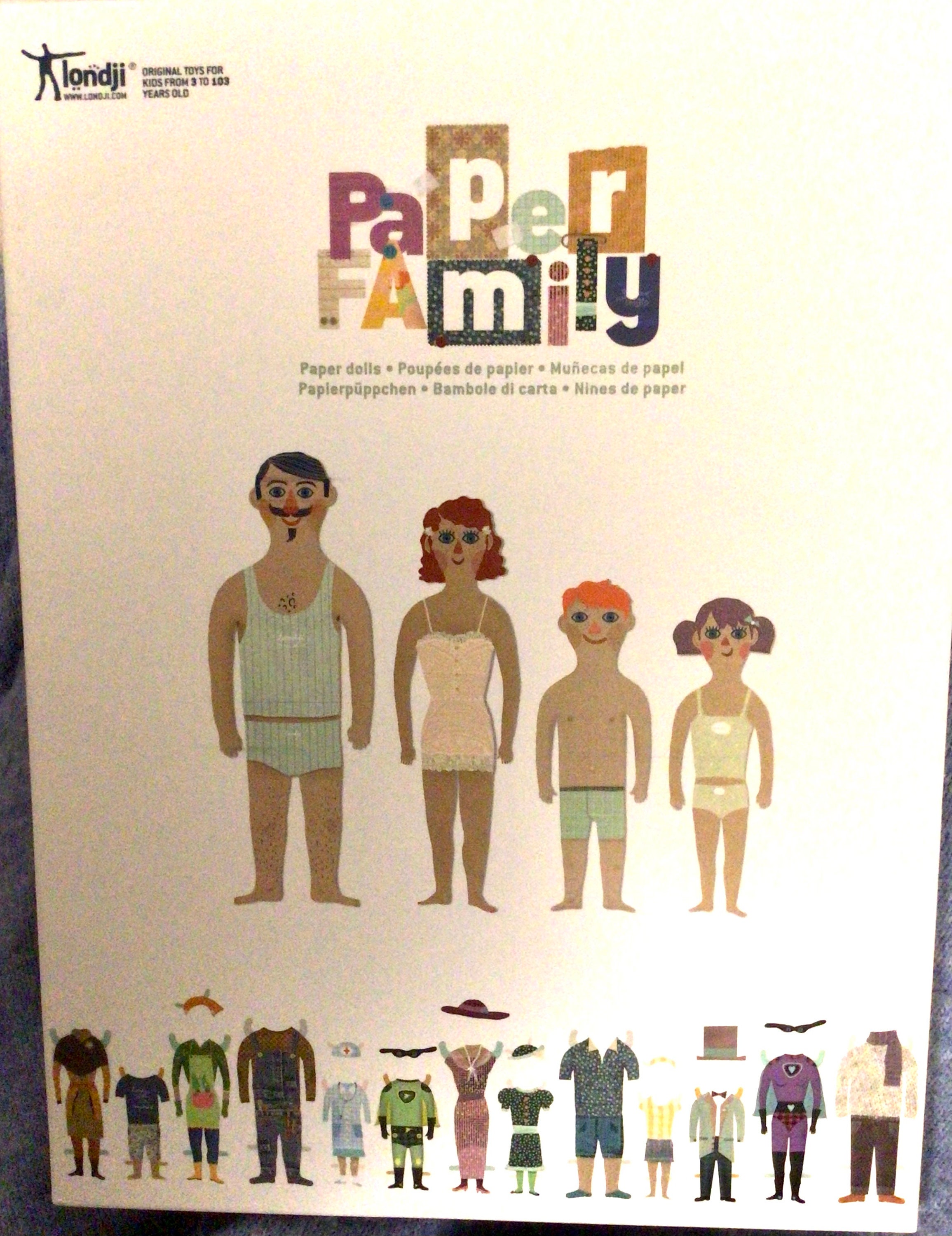 Spanish Paper Doll Family - Etsy