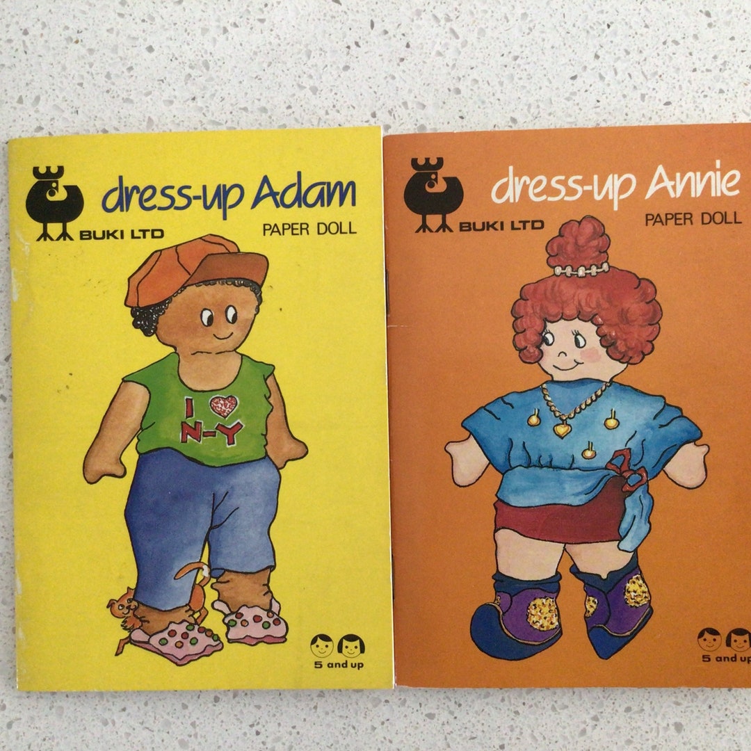 Vintage Israeli Paper Doll Books - Etsy