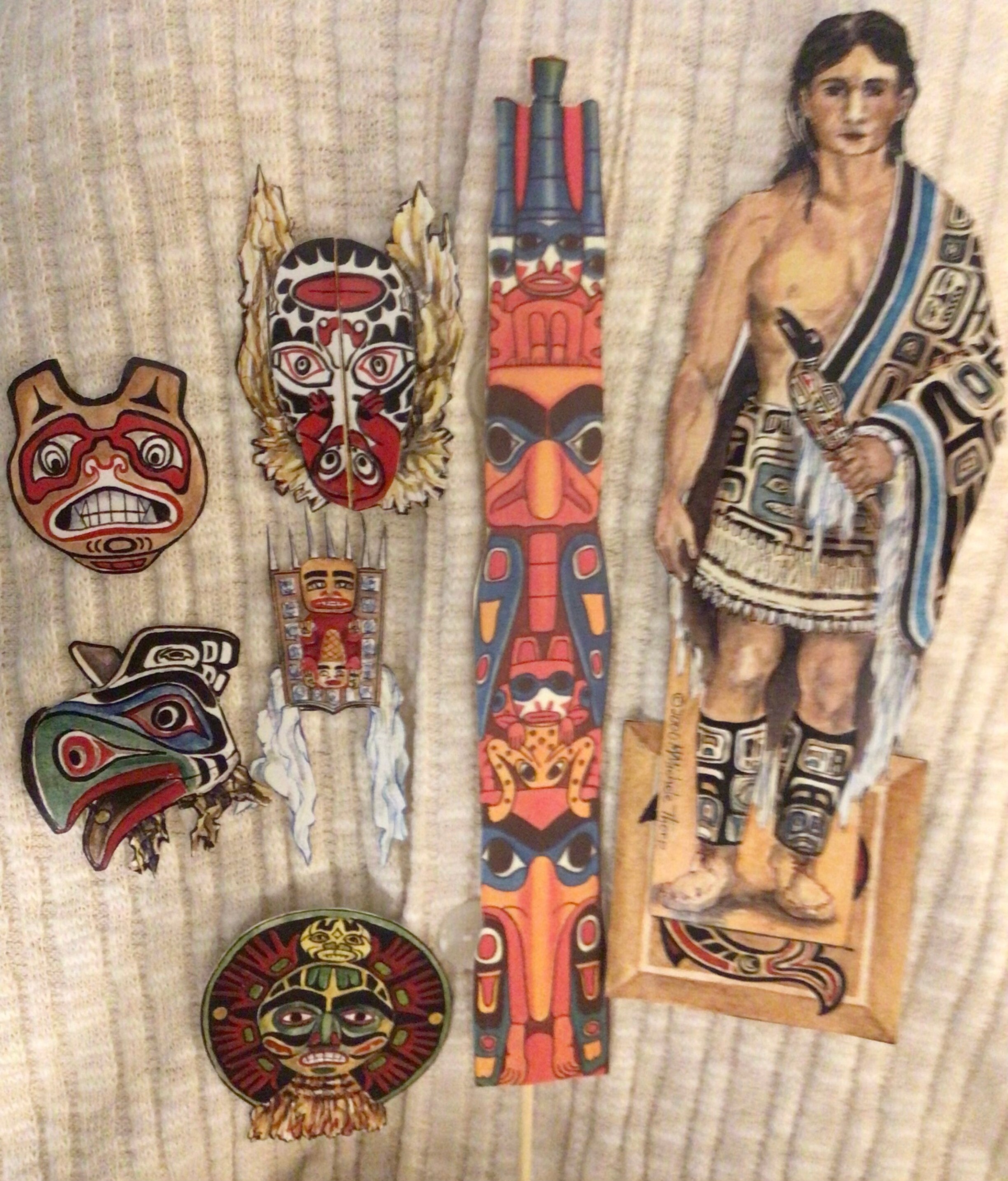 Native American Paper Doll - Etsy