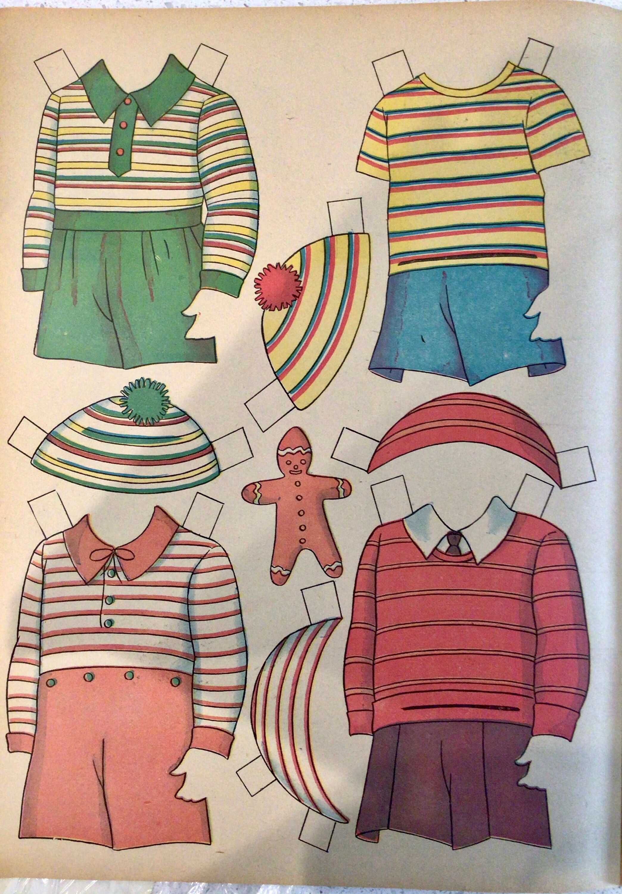 Vintage Forties Tina and Tony Paper Dolls - Etsy
