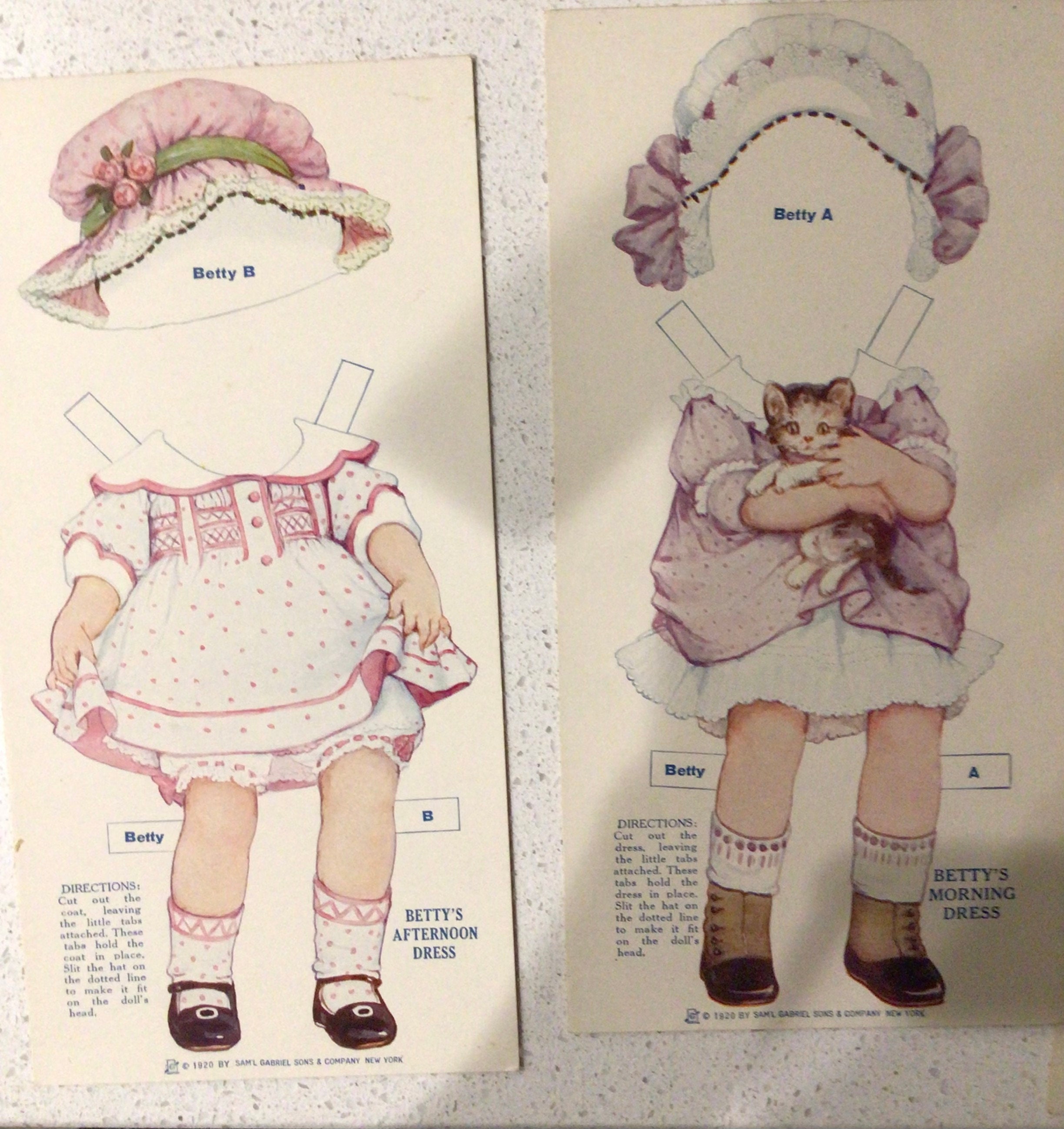 Antique Samuel Gabriel Paper Doll - Etsy