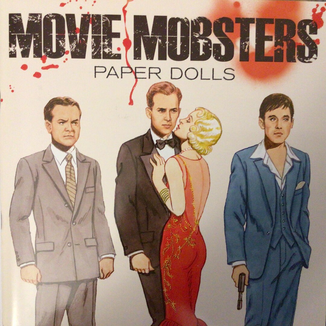 Movie Mobsters Paper Doll Book - Etsy