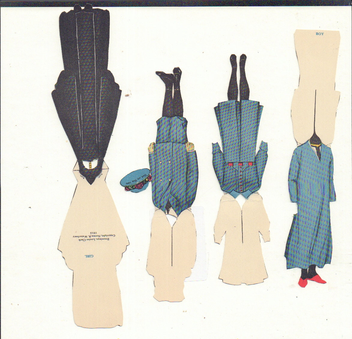 Vintage Jack & Janet Folk Paper Dolls - Etsy