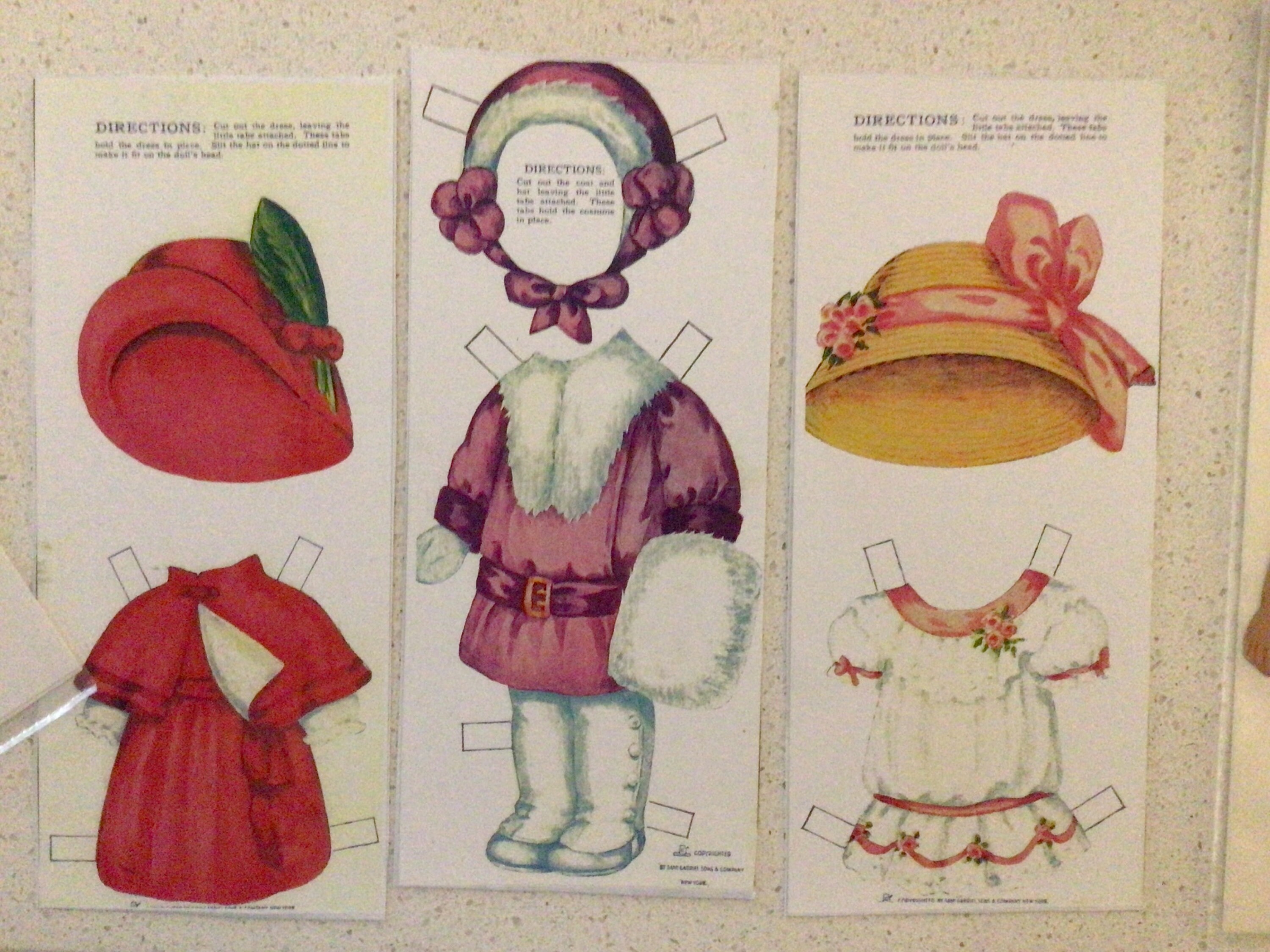 Antique Paper Dolls Samuel Gabriel - Etsy
