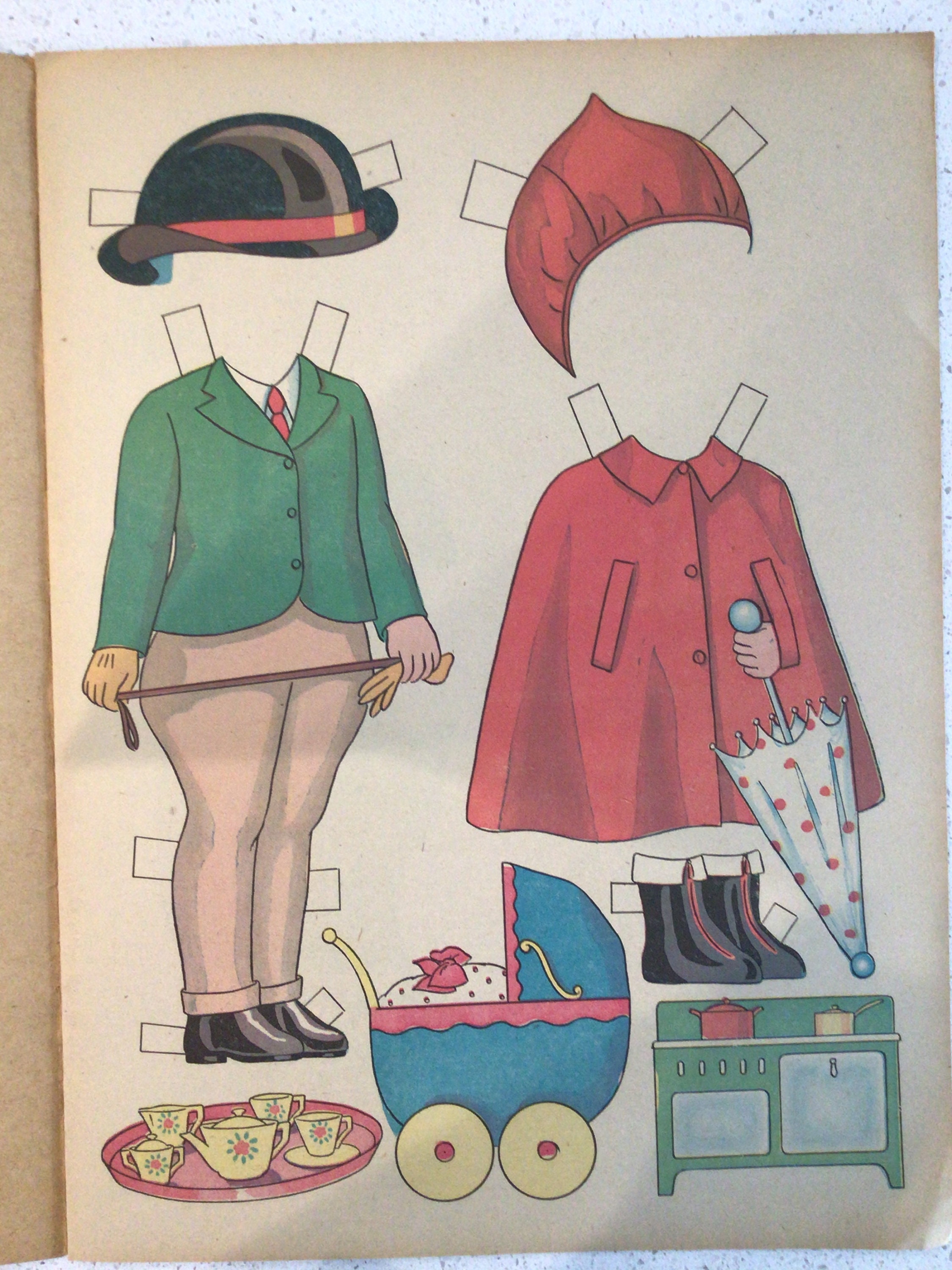 Vintage Forties Tina and Tony Paper Dolls - Etsy