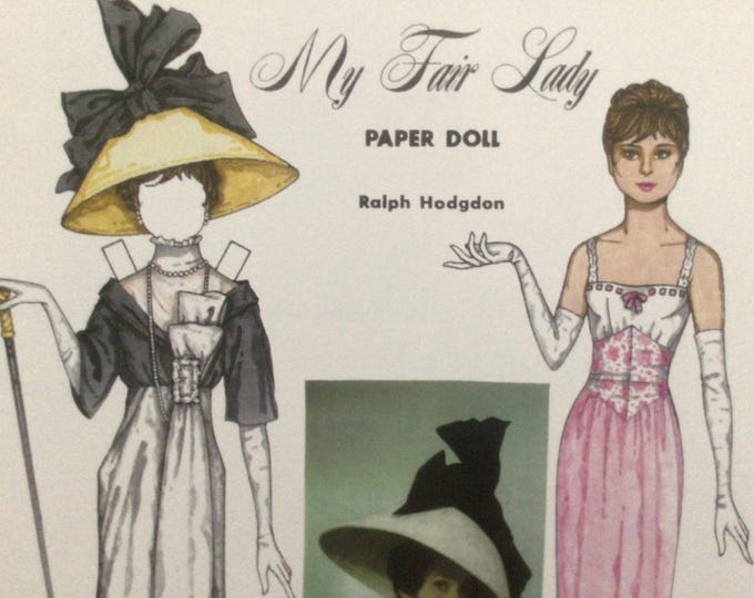 My Fair Lady Audrey Hepburn Paper Dolls - Etsy