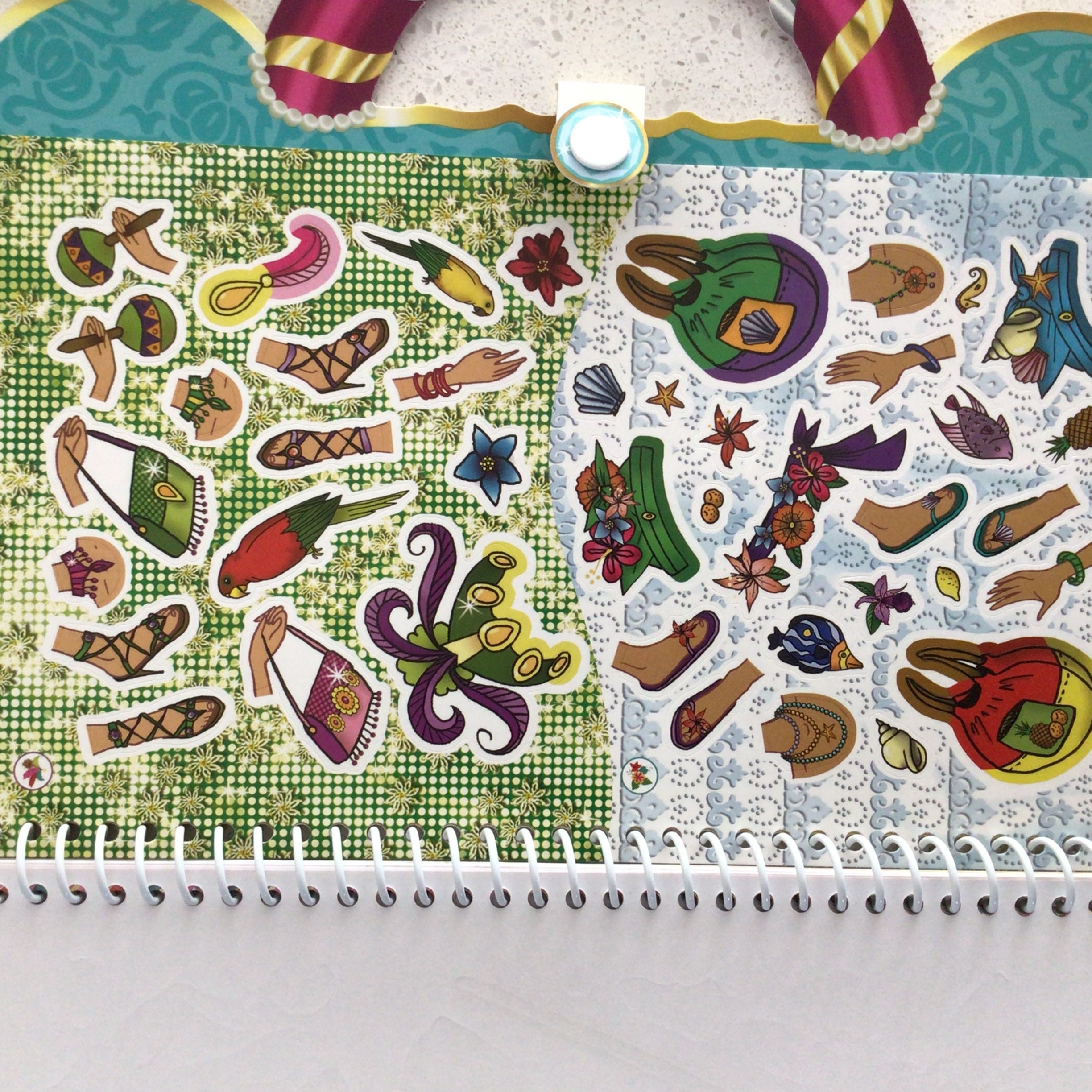 Activity Paper Doll Sticker Book - Etsy