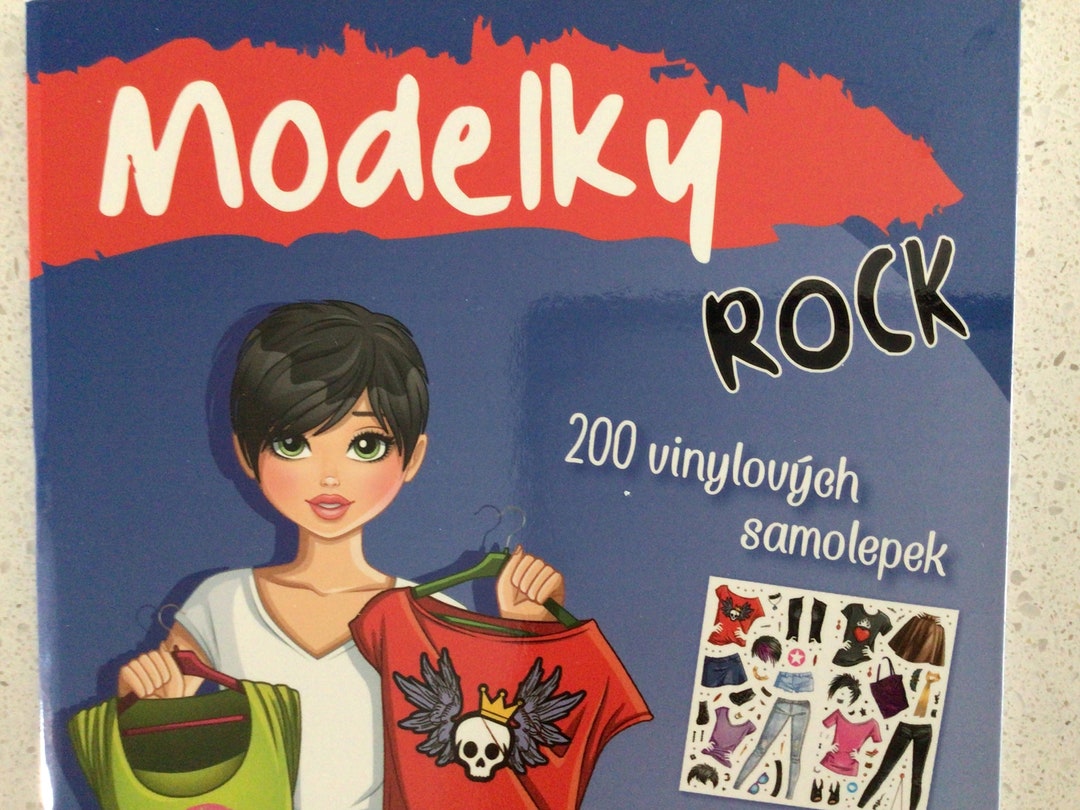 European Rock Chicks Paper Doll Book - Etsy