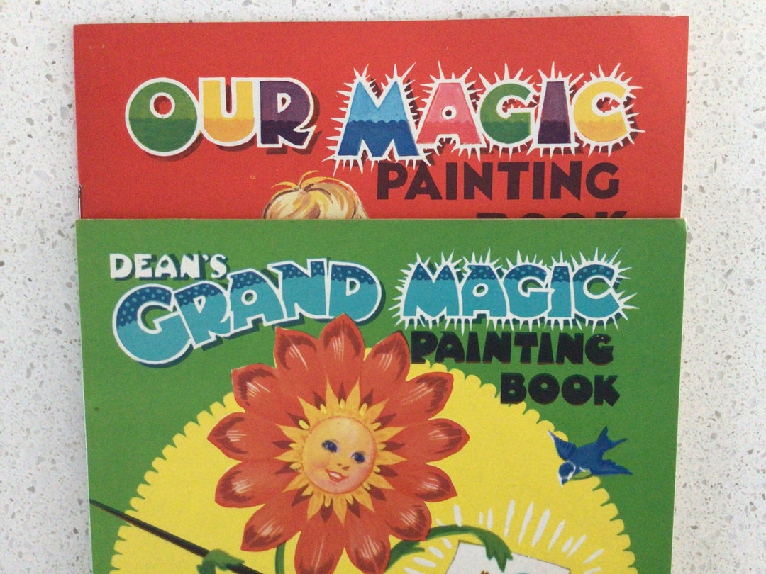Vintage Dean Magic Painting Books - Etsy