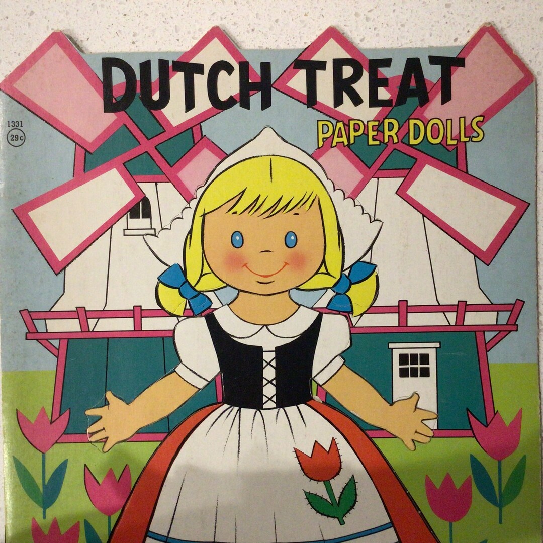 Vintage Forties Dutch Paper Dolls - Etsy