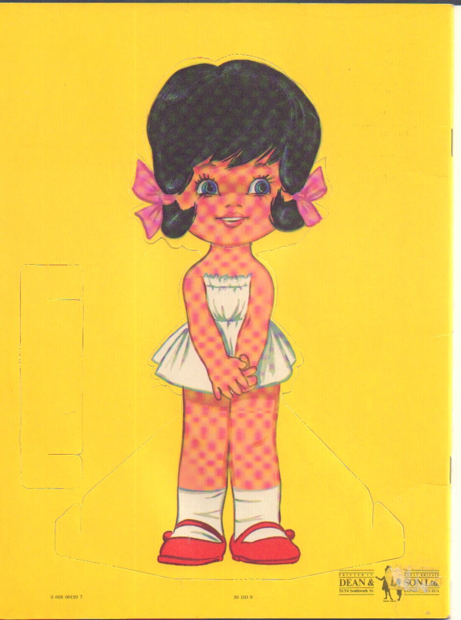 Vintage English Paper Doll Dressing Book - Etsy