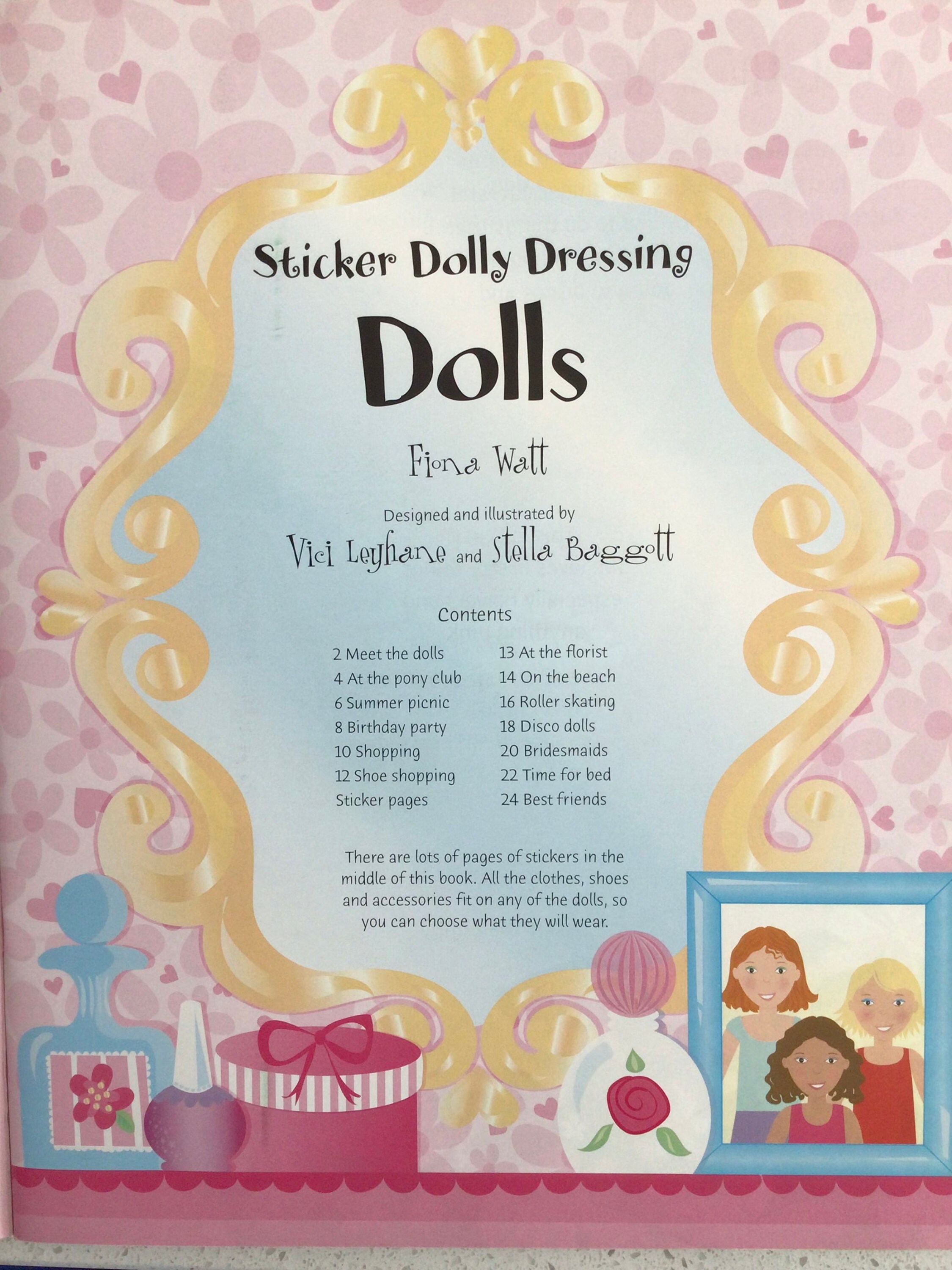 Paper Doll Dressing Sticker Book - Etsy