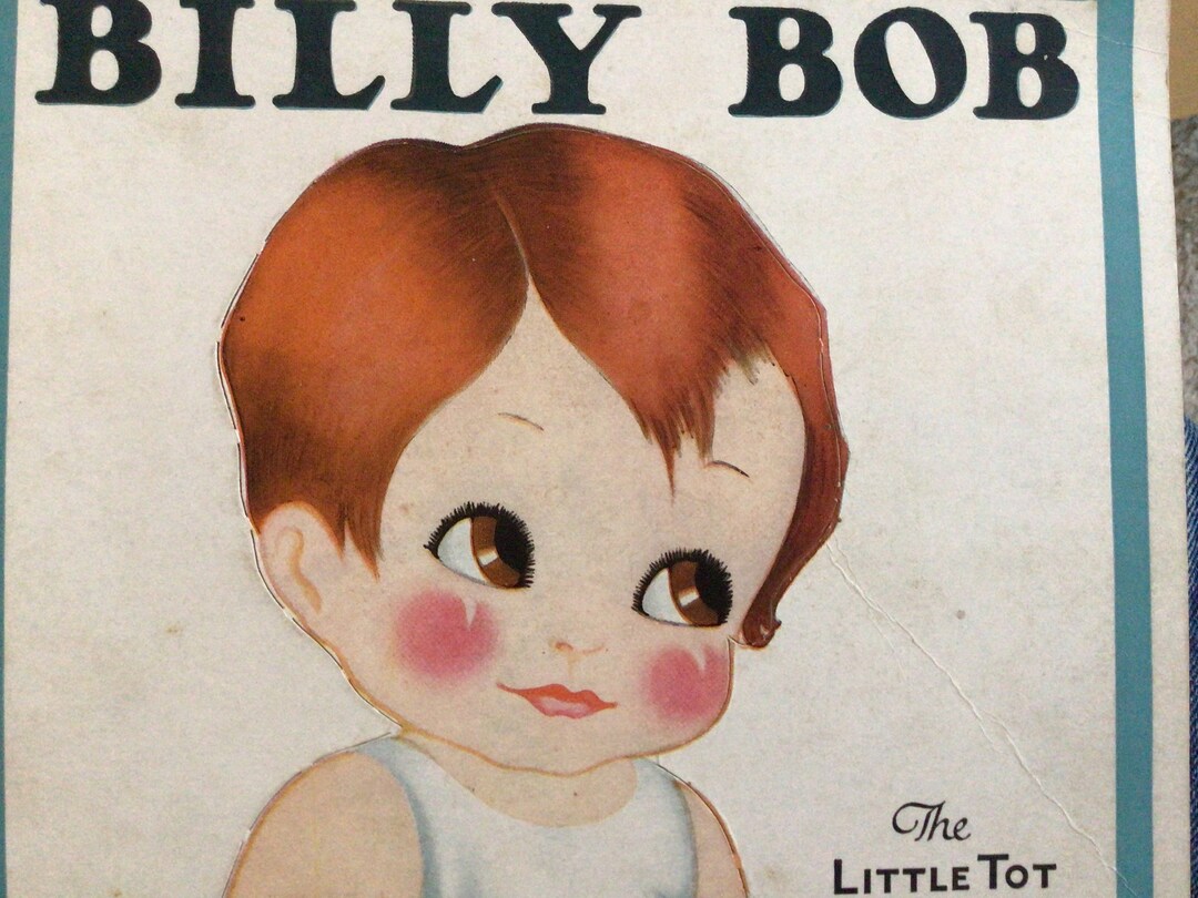 Vintage Billy Bob & Georgie Paper Dolls - Etsy