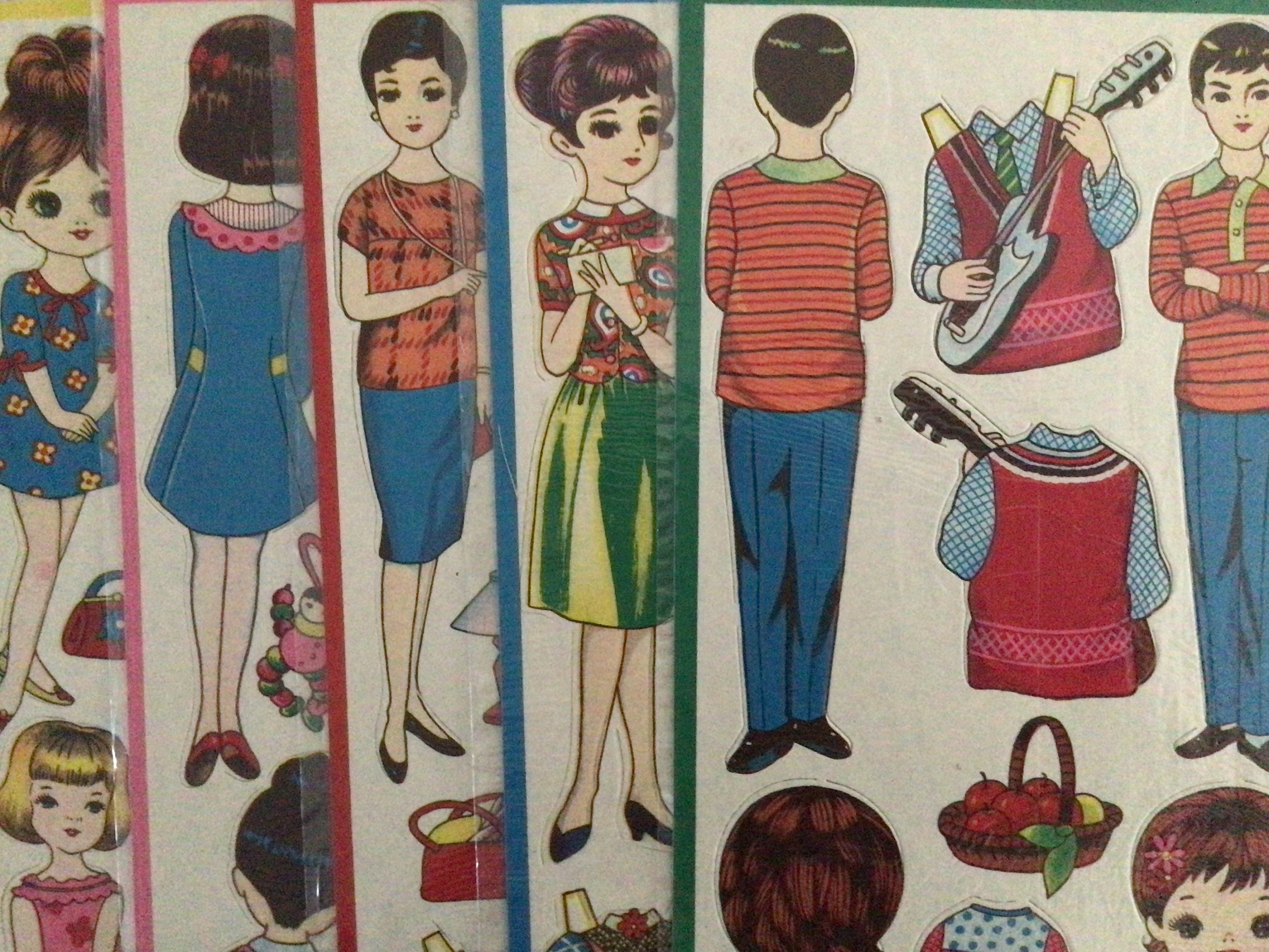 Vintage Japanese Paper Doll Sheets - Etsy