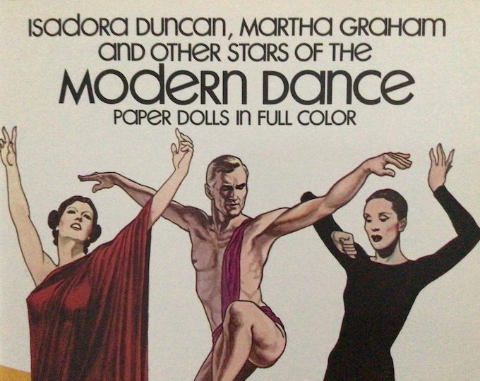 Vintage Modern Dance Paper Dolls - Etsy
