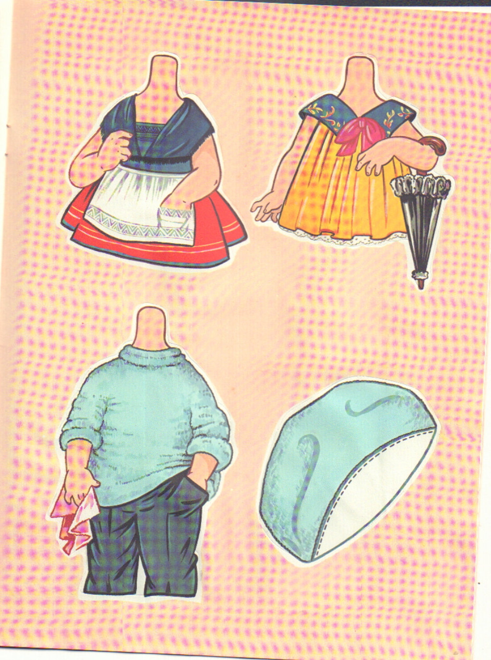 Vintage English Paper Doll Dressing Book - Etsy