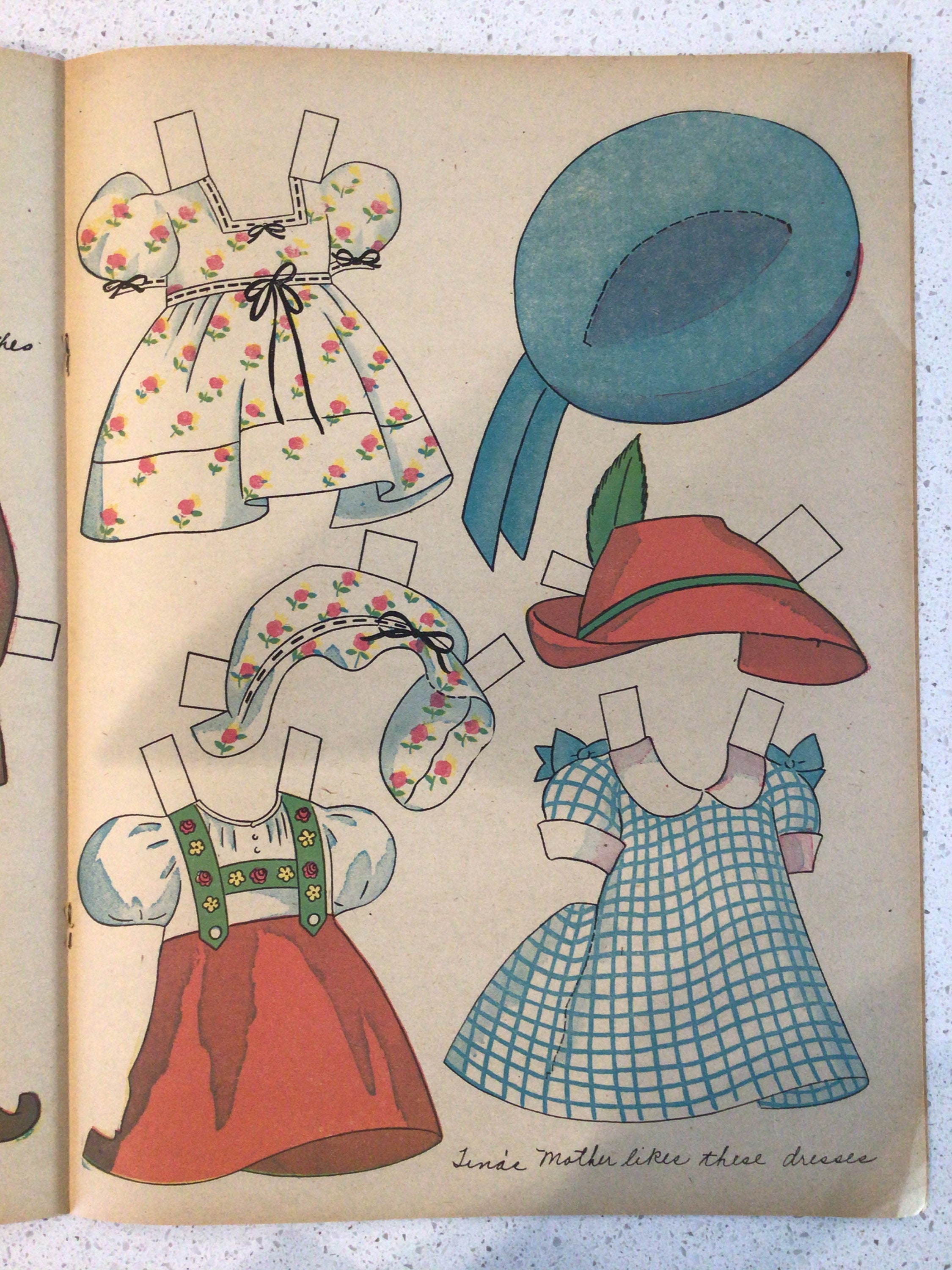 Vintage Forties Tina and Tony Paper Dolls - Etsy