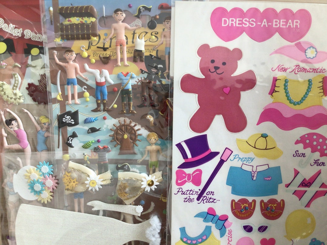 Paper Doll Stickers - Etsy