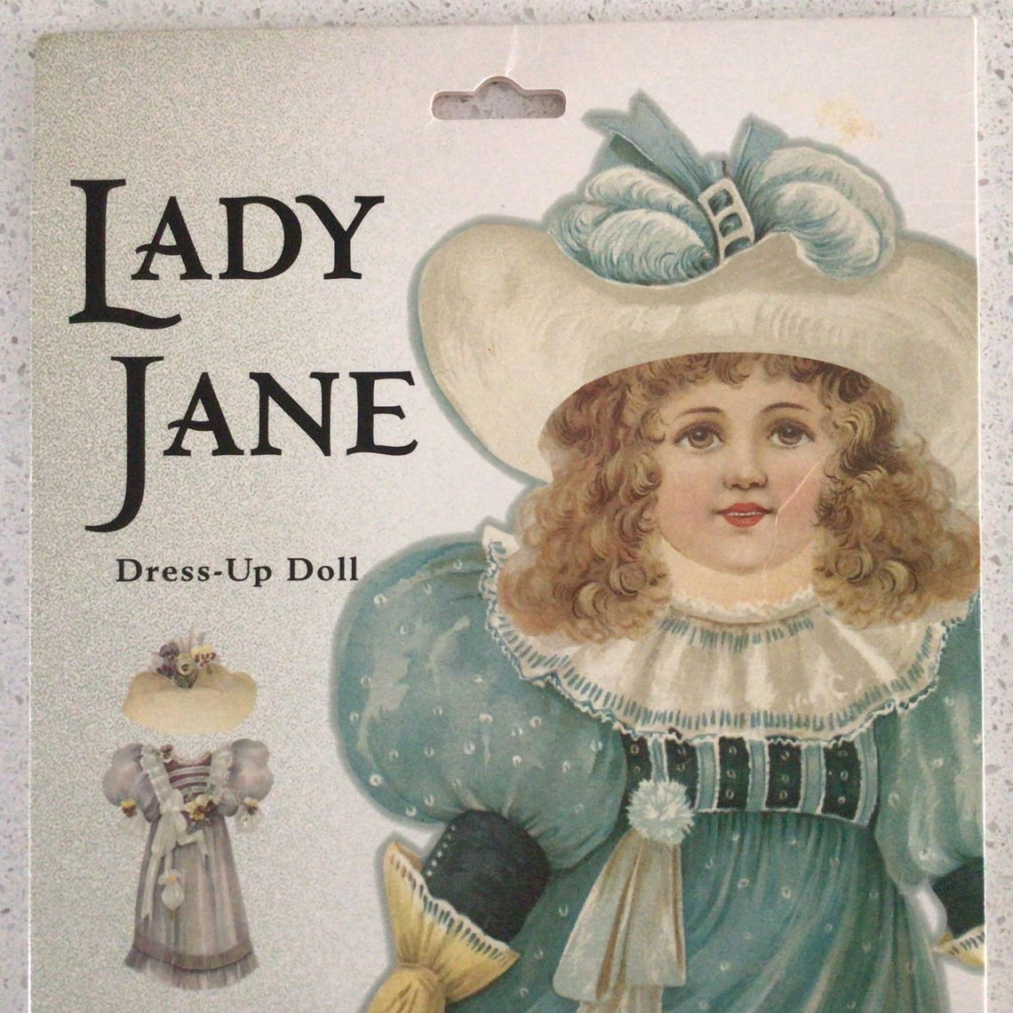 Vintage Lady Jane Dress up Paper Doll - Etsy