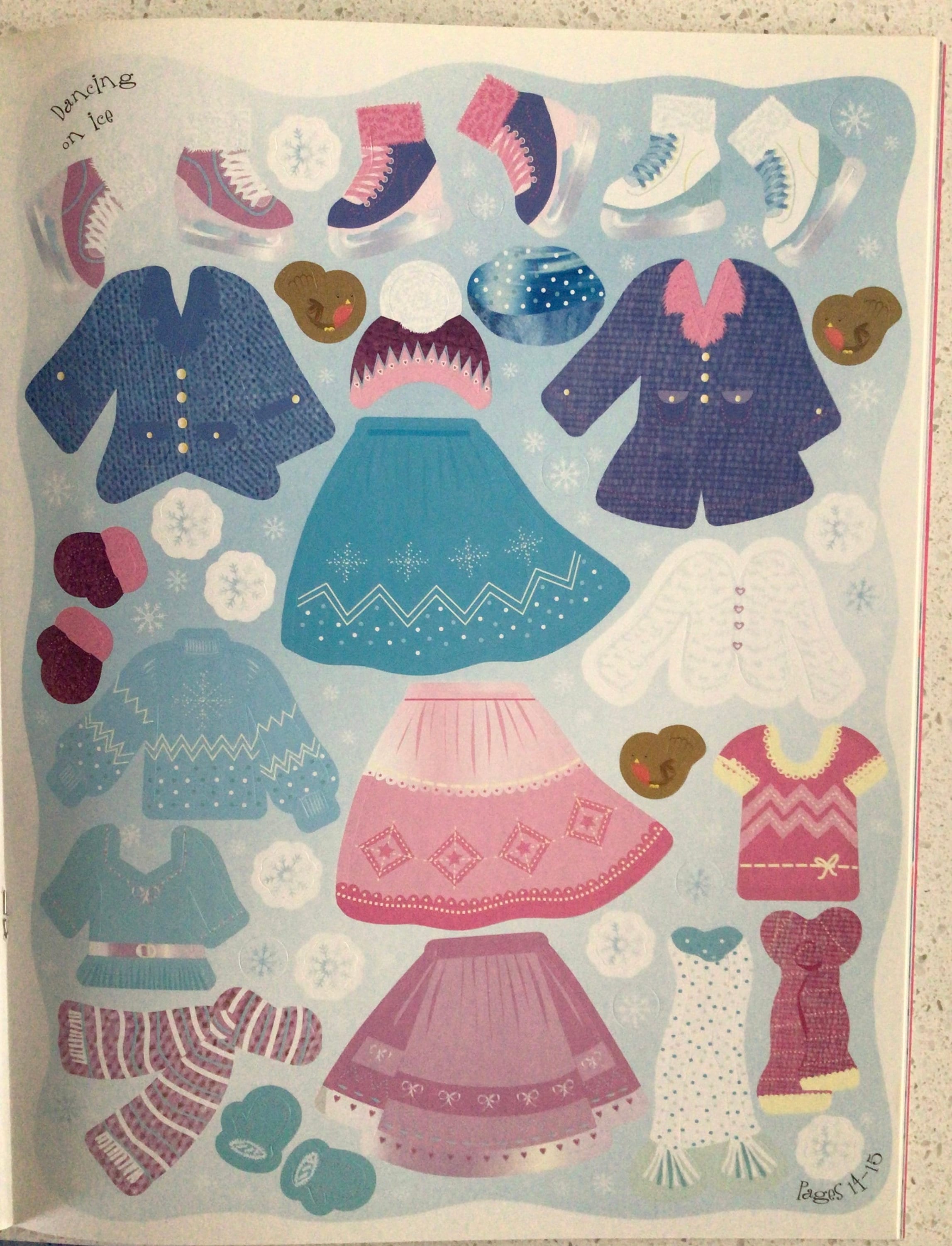 Christmas Sticker Paper Doll Book - Etsy