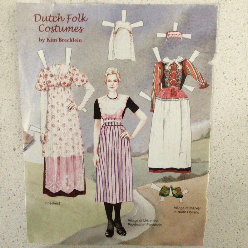 Vintage Dutch Magazine Paper Dolls - Etsy