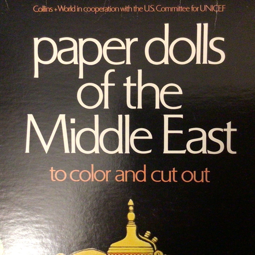 Vintage Paper Dolls of the Middle East - Etsy