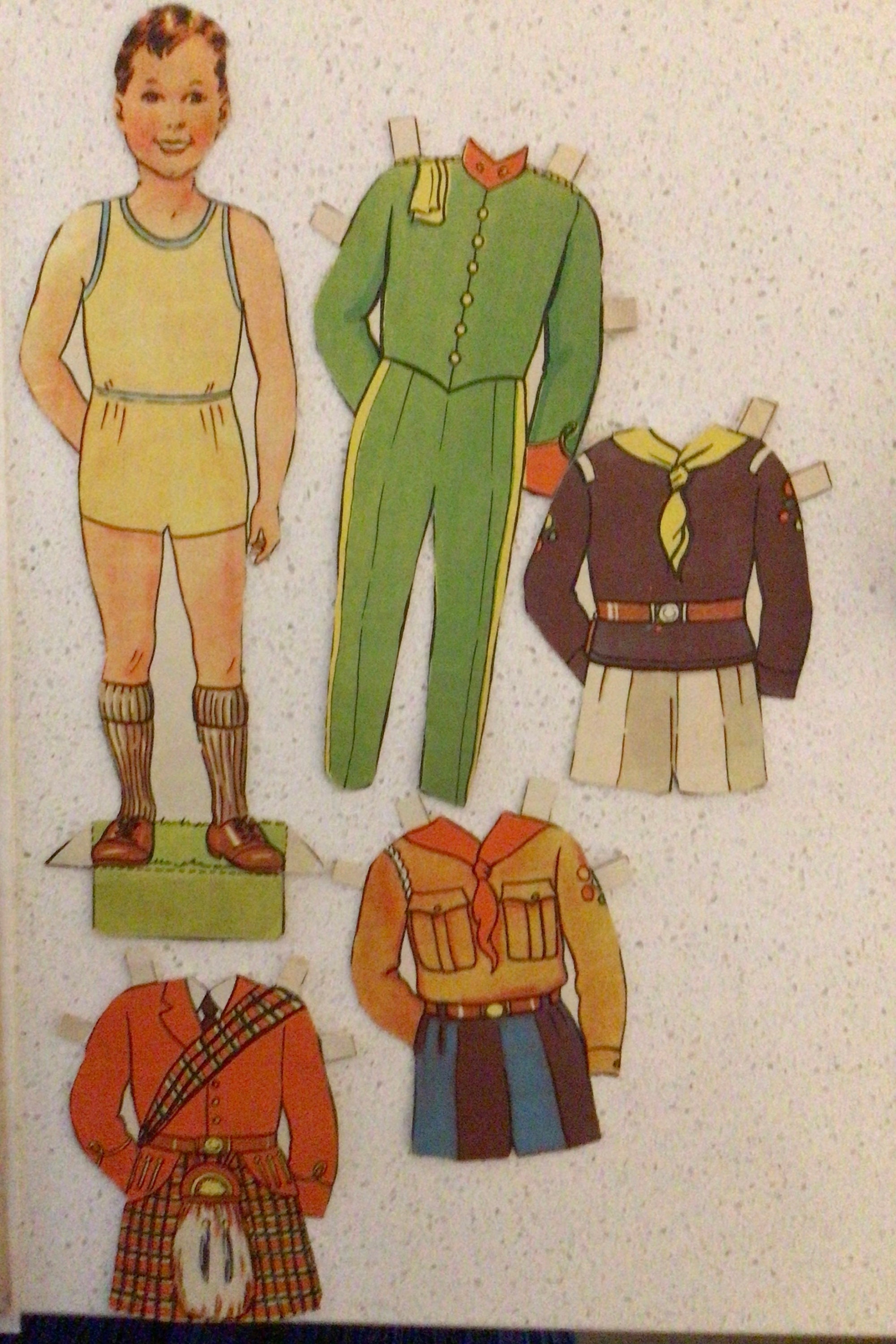 Vintage English Paper Doll Sheets - Etsy