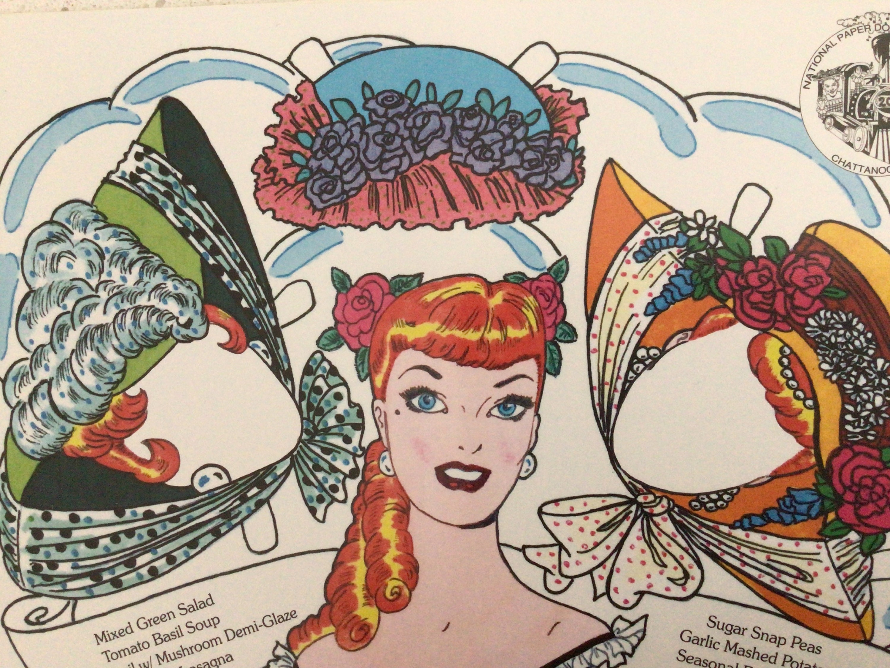 Vintage Paper Dolls With Hats - Etsy