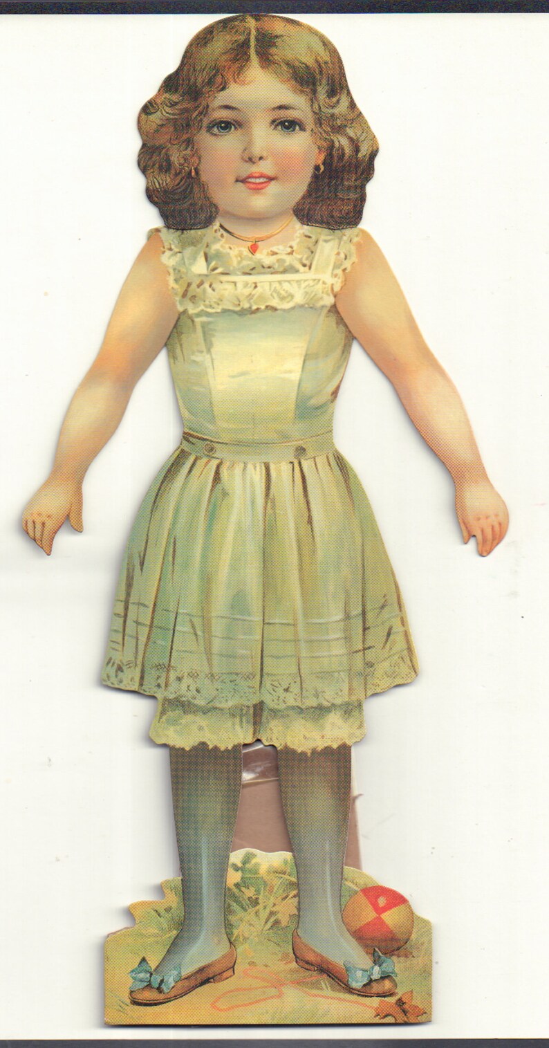 Vintage Big Paper Doll - Etsy