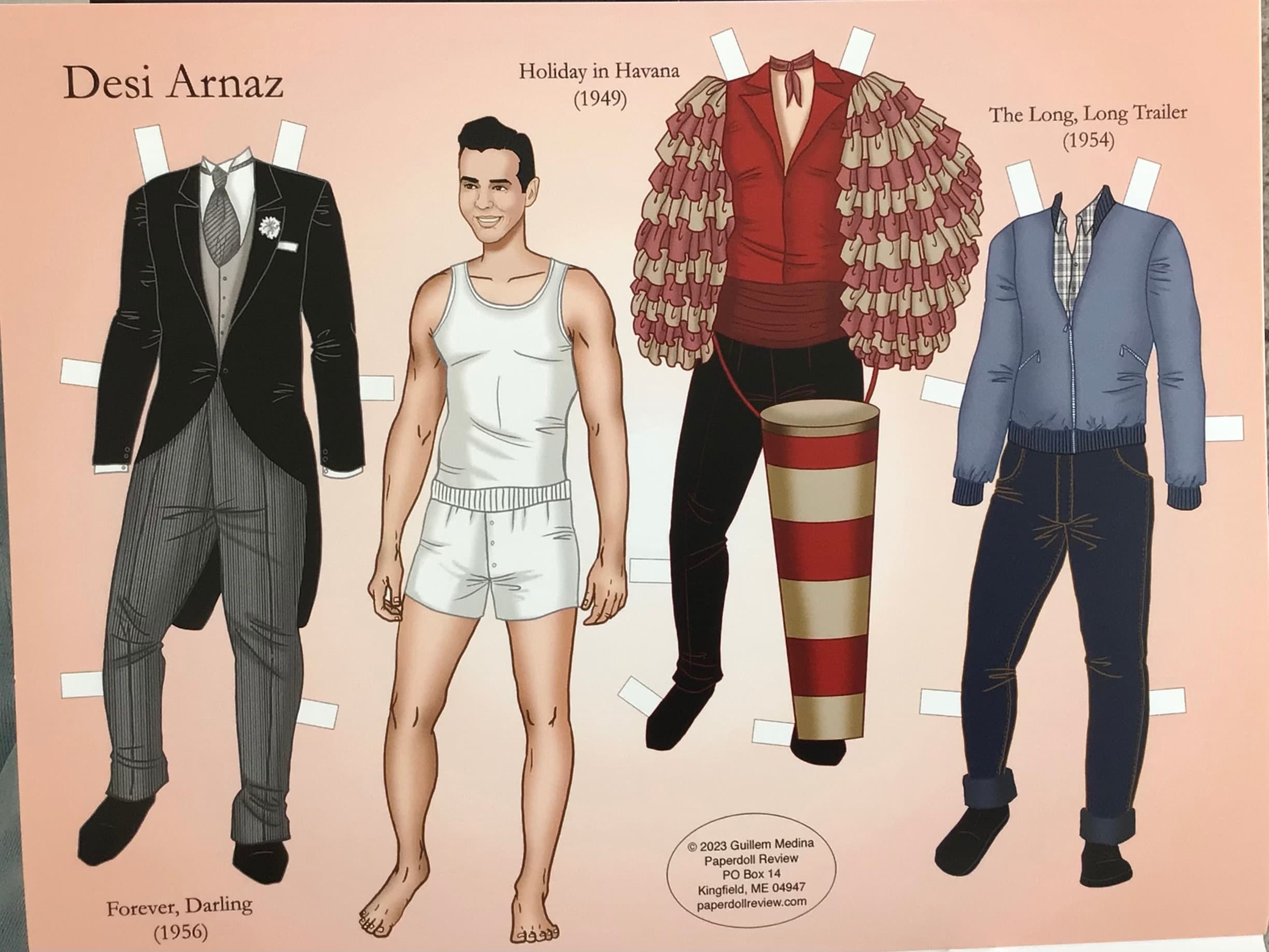 Latino Entertainer Paper Dolls - Etsy