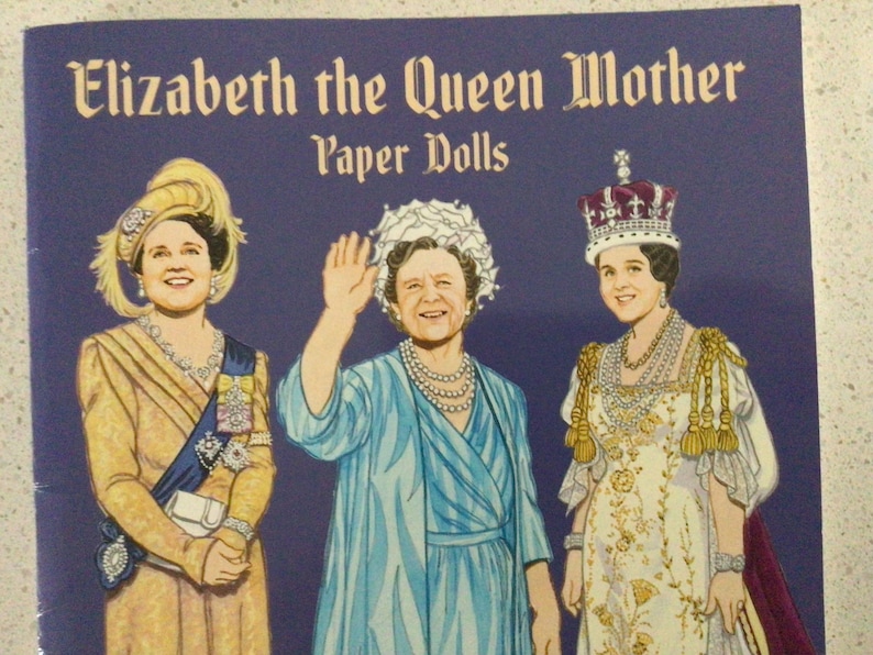Elizabeth the Queen Mother Paper Dolls - Etsy