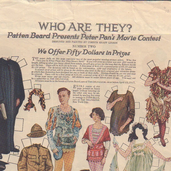 Magazine Paper Doll - Etsy