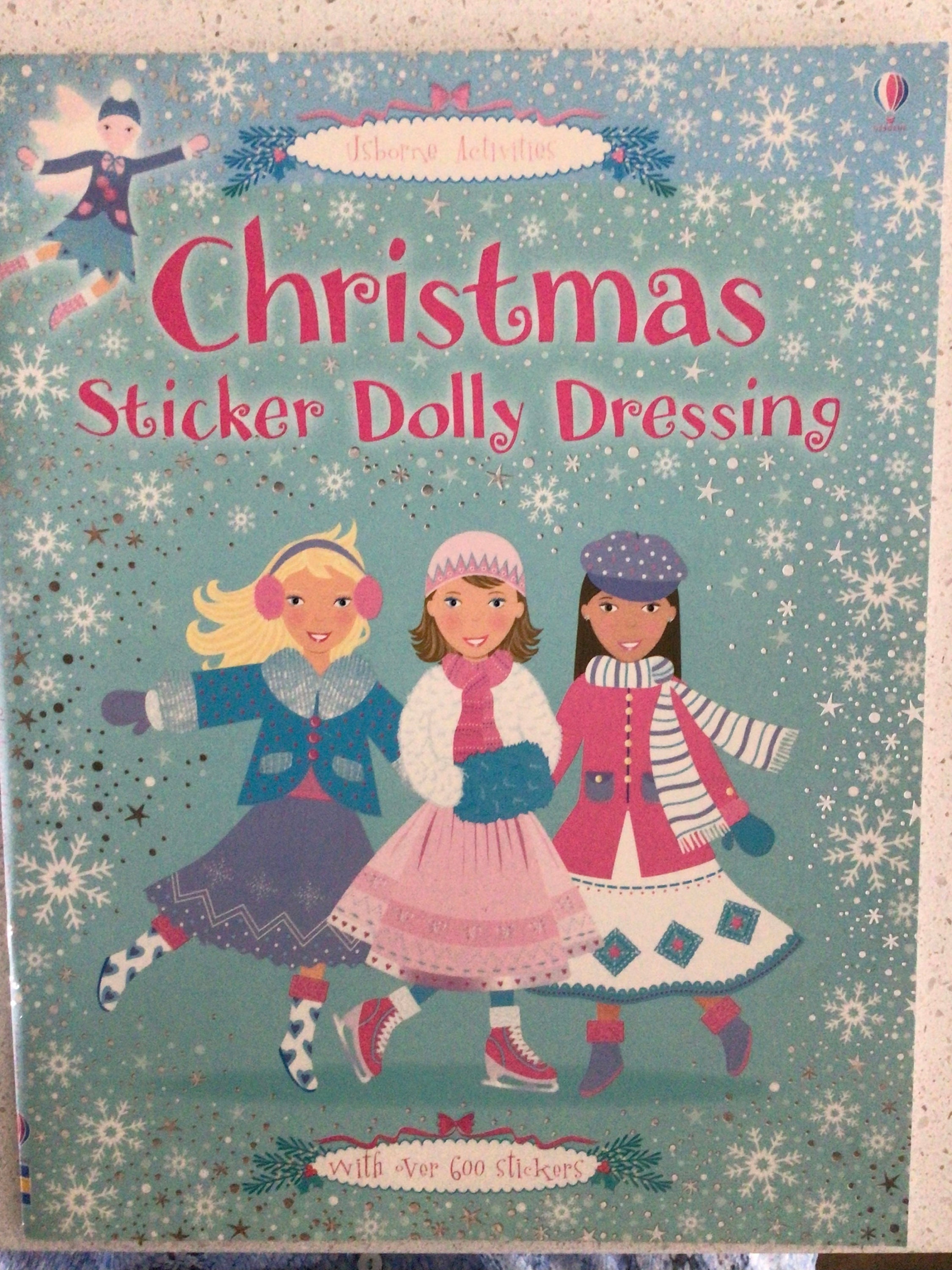 Christmas Sticker Paper Doll Book - Etsy