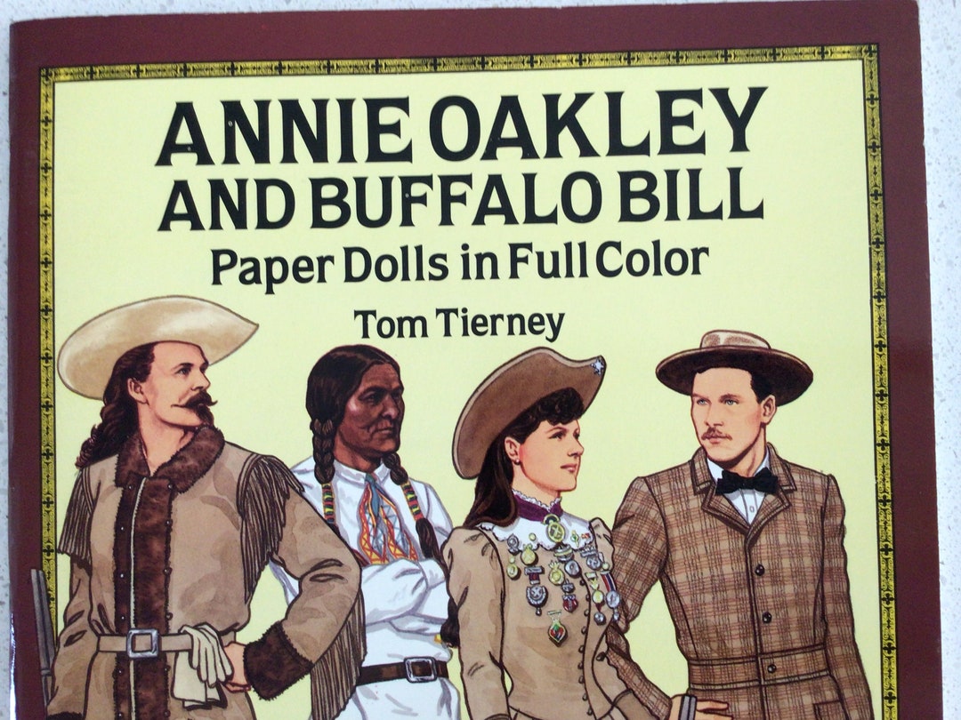 Annie Oakley & Buffalo Bill Paper Dolls - Etsy