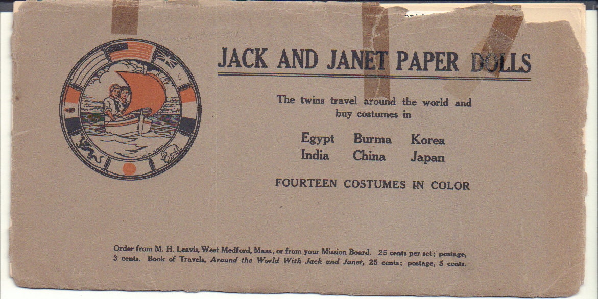 Vintage Jack & Janet Folk Paper Dolls - Etsy
