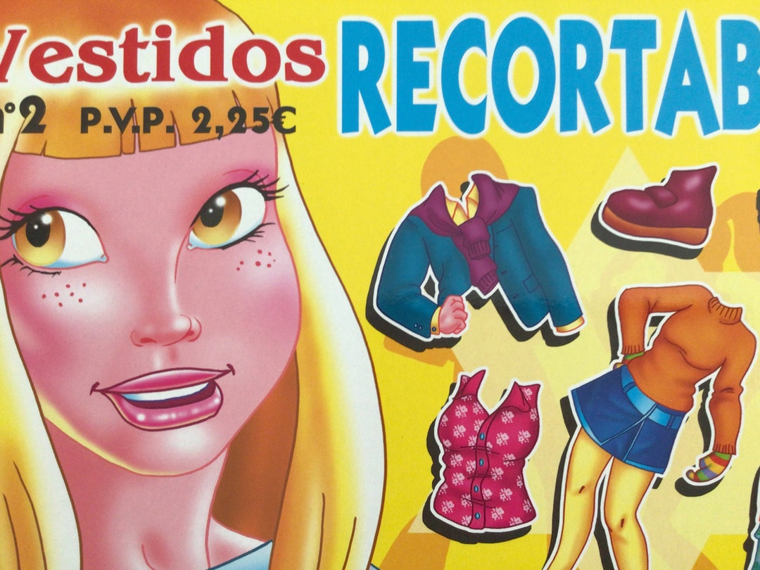 Vintage Spanish Fashion Paper Dolls - Etsy