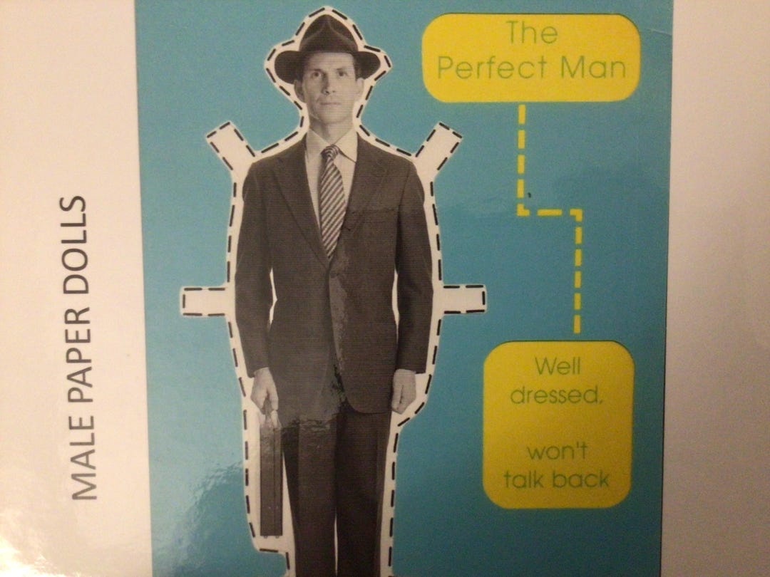 Reference Book of Male Paper Dolls - Etsy