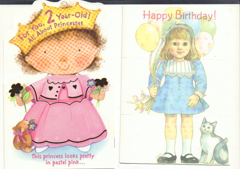 Vintage Paper Toy Greeting Cards - Etsy