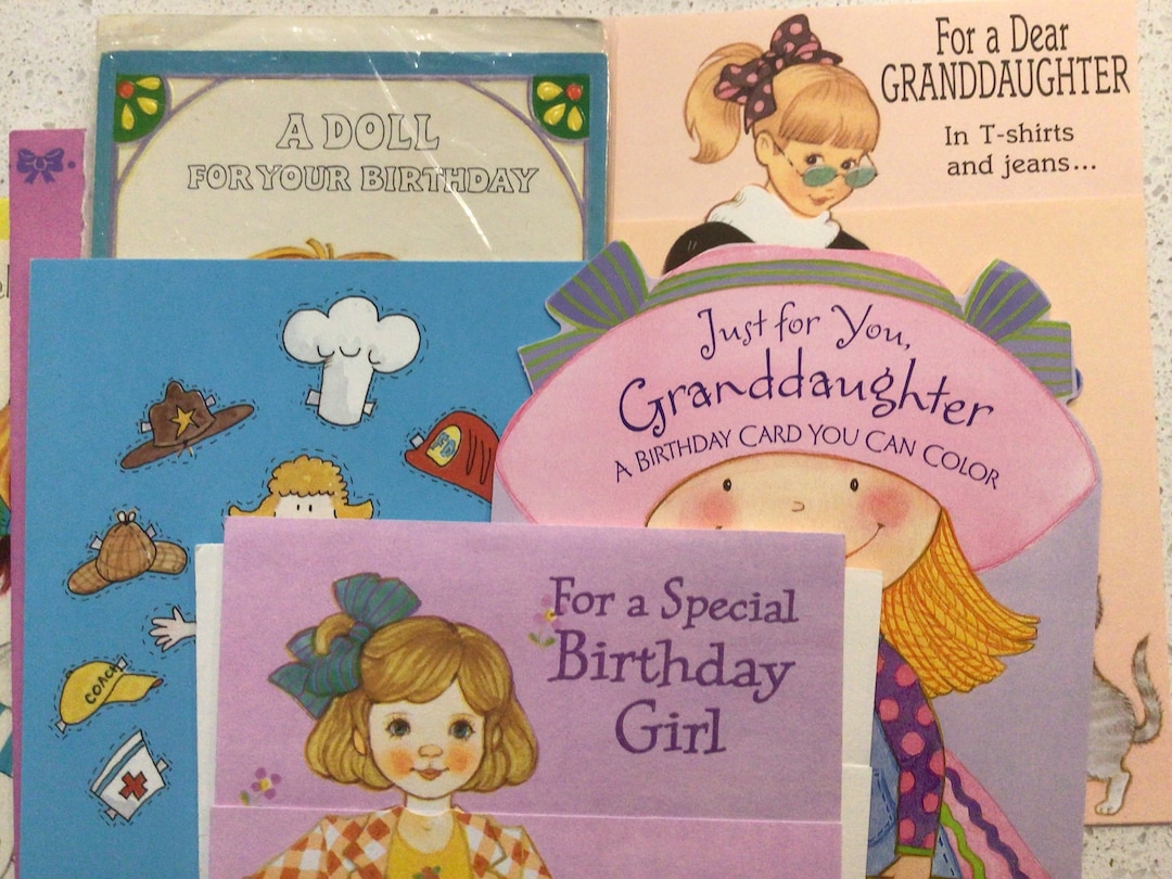 Vintage Paper Doll & Toy Greeting Cards - Etsy