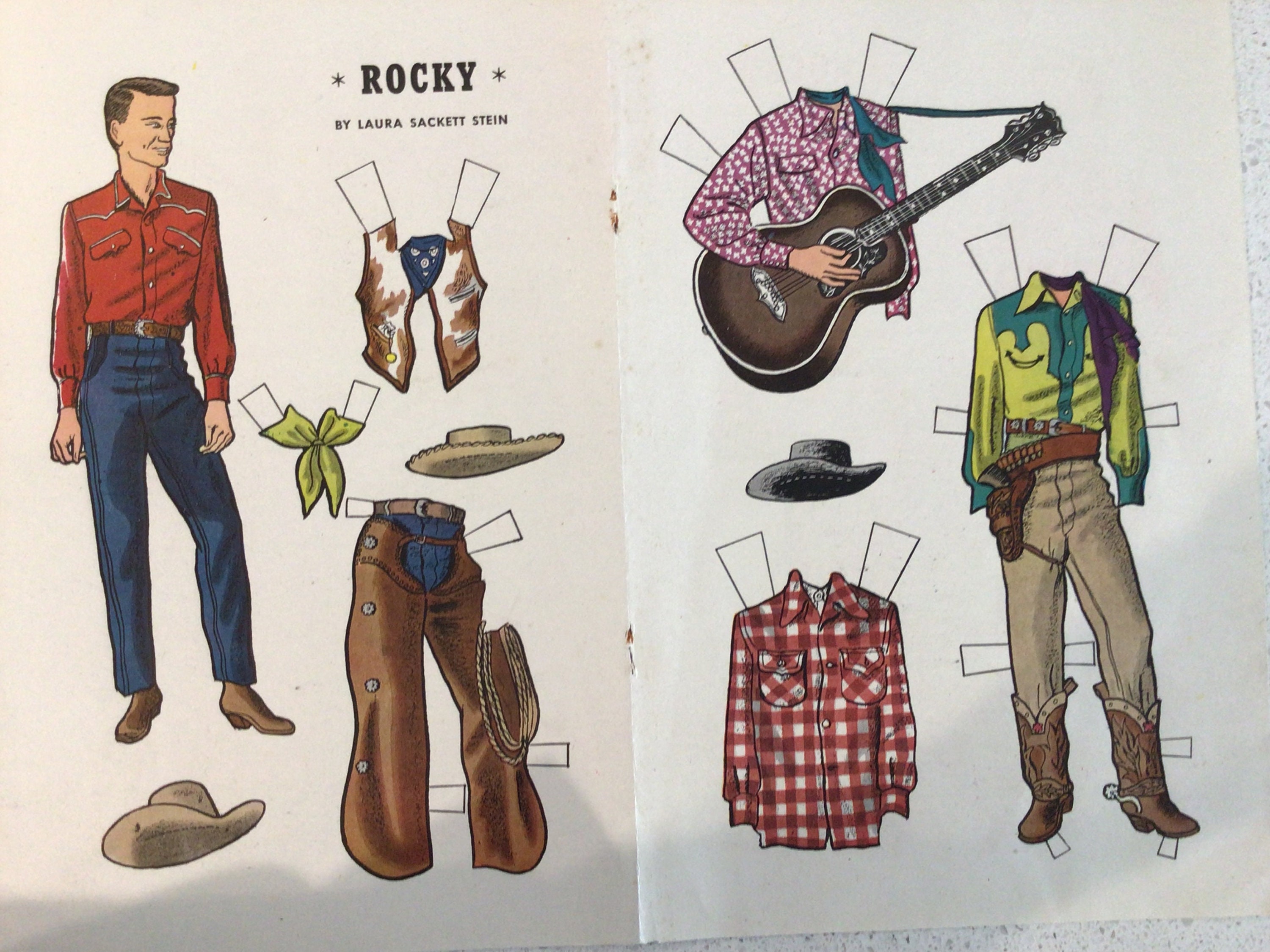 Vintage Magazine Male Paper Dolls - Etsy