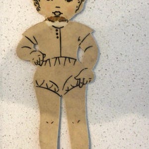 Vintage Spears English Paper Doll - Etsy